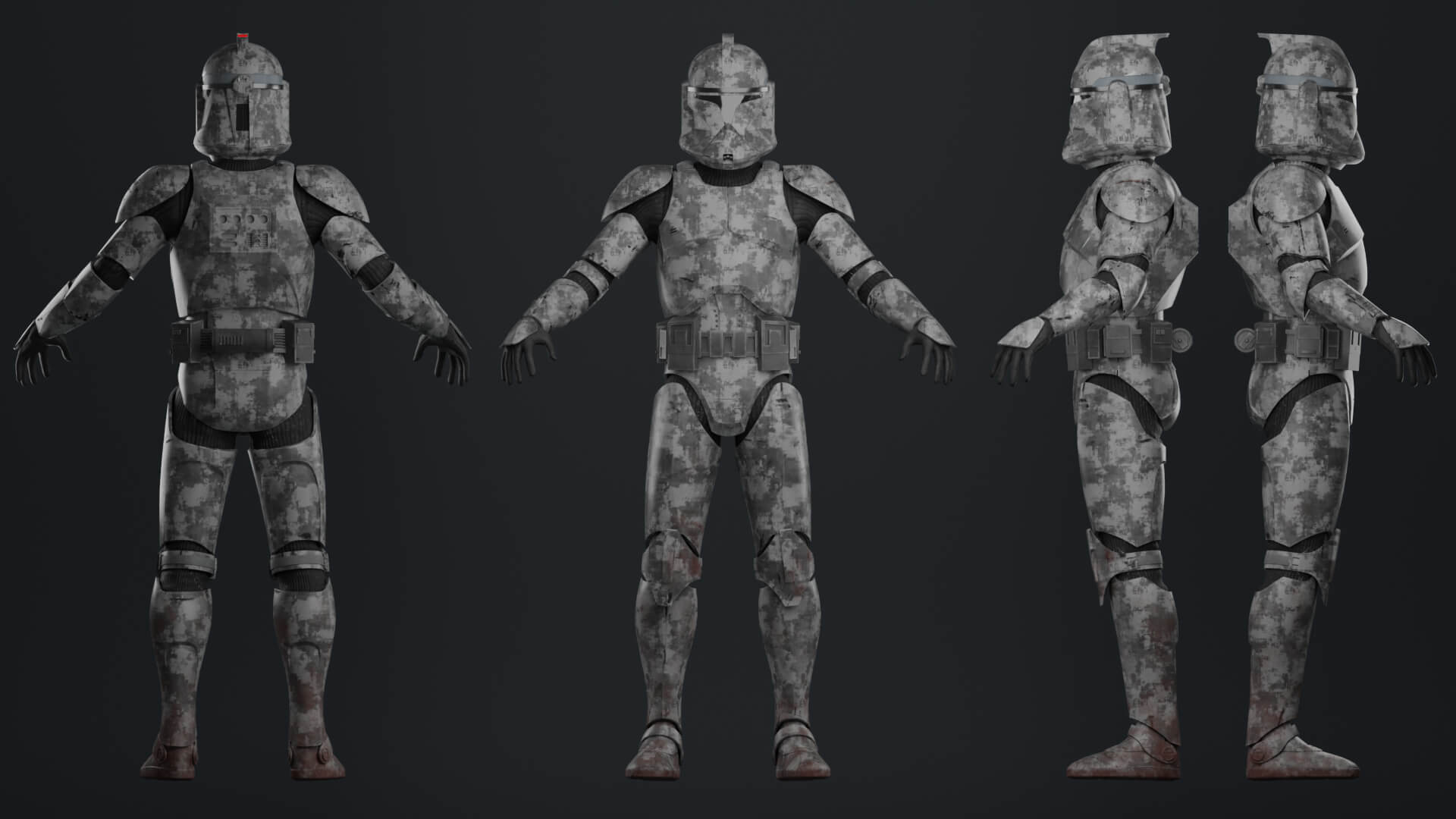 Phase I Clone Trooper Camo Pack by Kralyks