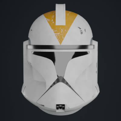 Phase I Clone Trooper Helmet (212th Attack Battalion) - 3D Model by Kralyks
