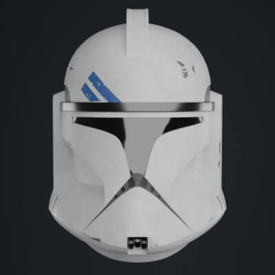 Phase I Clone Trooper Helmet (5th Fleet Security) - 3D Model by Kralyks