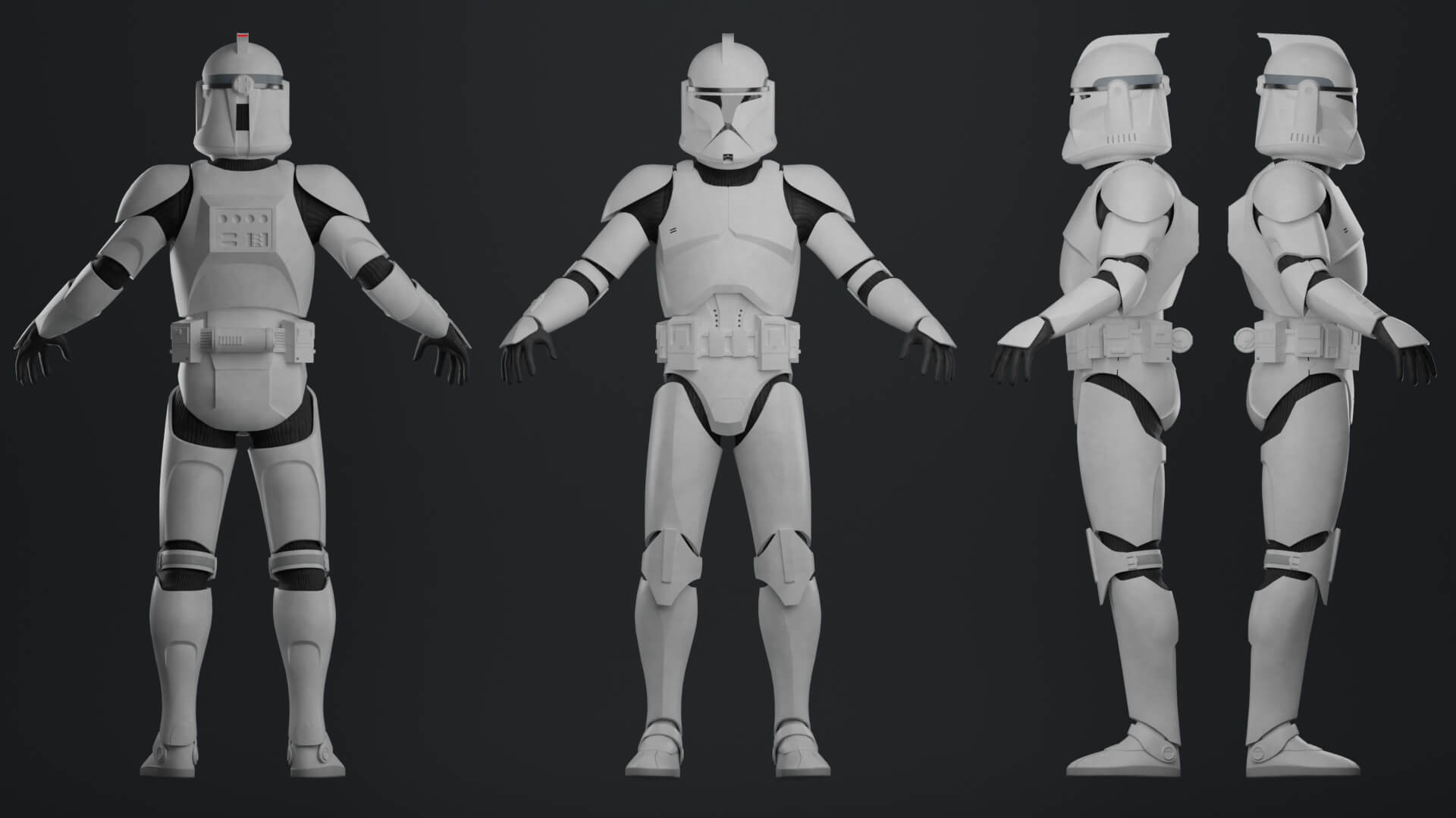 Phase I AOTC Clone Trooper Pack by Kralyks