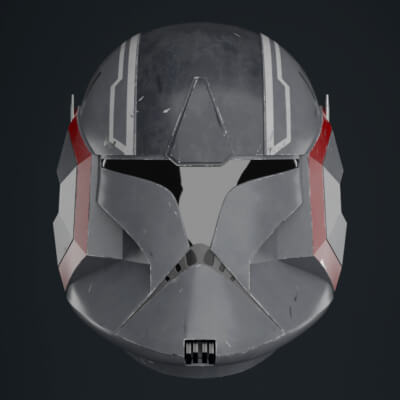 Phase I Spec Ops Clone Trooper Helmet (Stealth) - 3D Model by Kralyks