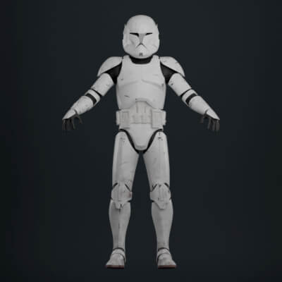 Phase I Spec Ops Clone Trooper (Standard) - 3D Model by Kralyks