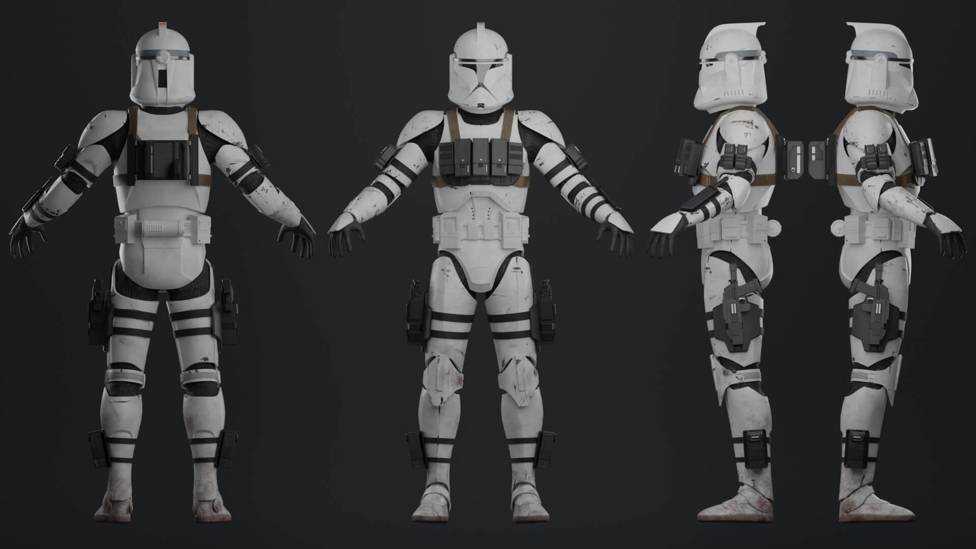 Phase I Tactical Clone Trooper (Standard) - 3D Model by Kralyks