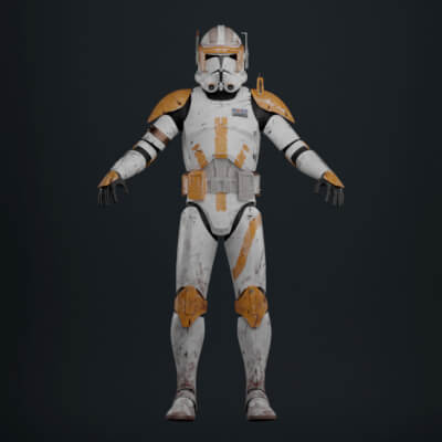 Phase II Clone Commander Cody - 3D Model by Kralyks