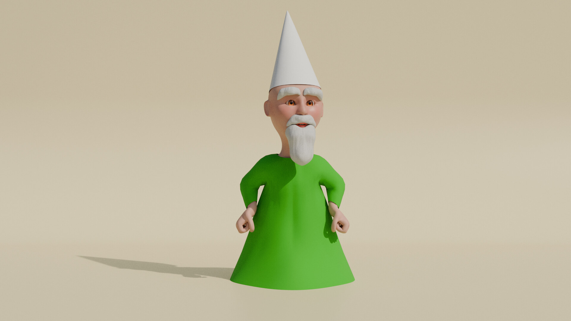 Gnome Wizard - 3D Model by kraptor