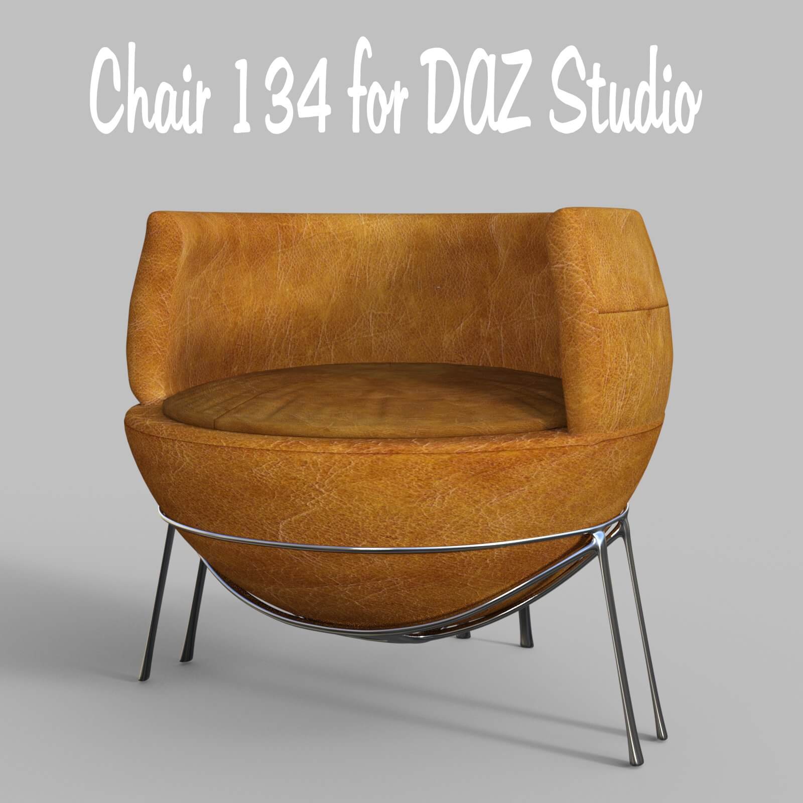 Chair 134 - Free Daz Content by kratzdistel
