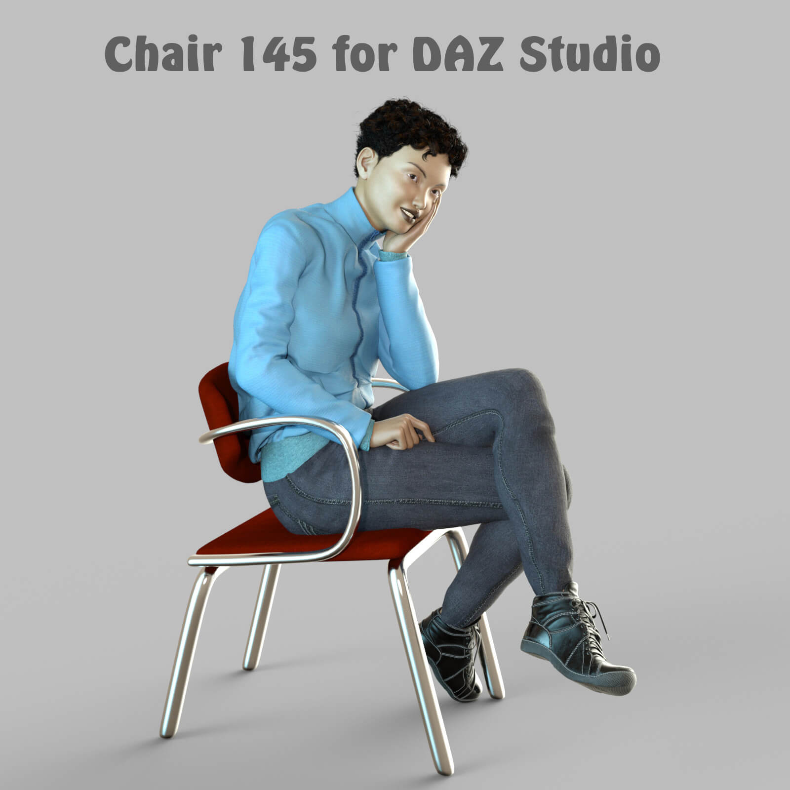 Chair 145 for DAZ Studio by kratzdistel