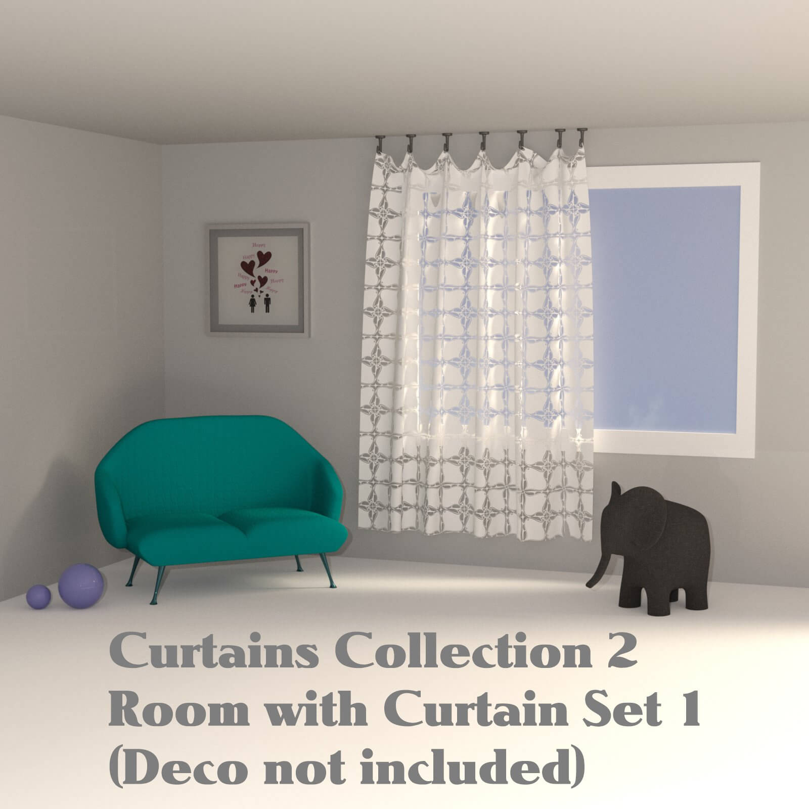 Curtains Collection 2 - Daz Content by kratzdistel