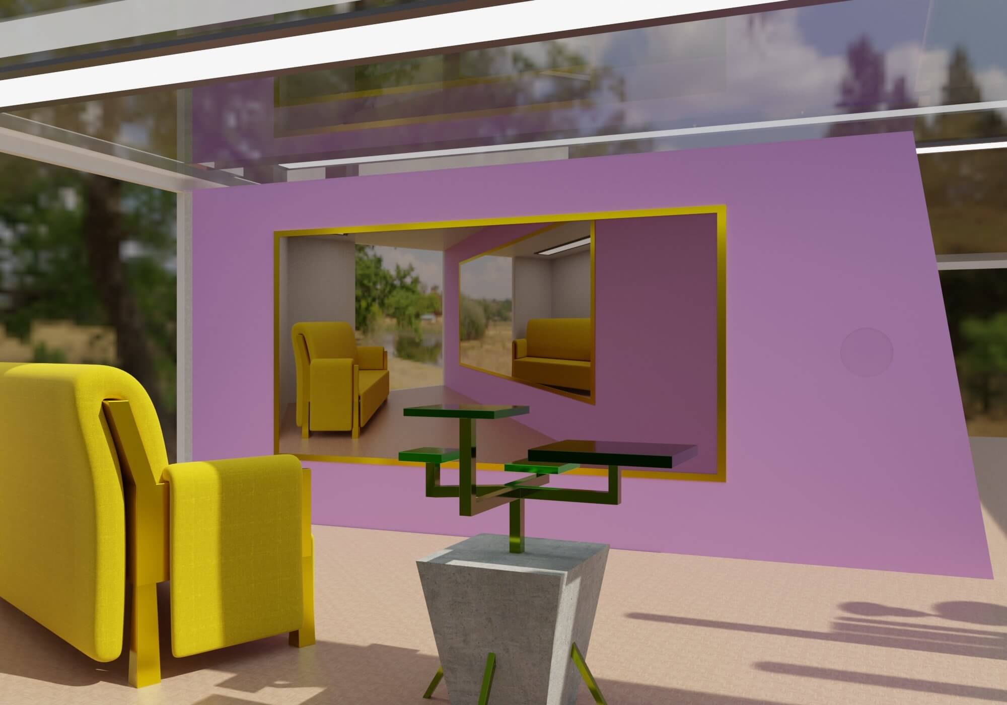 Exhibition Hall 3D Render | RenderHub Gallery