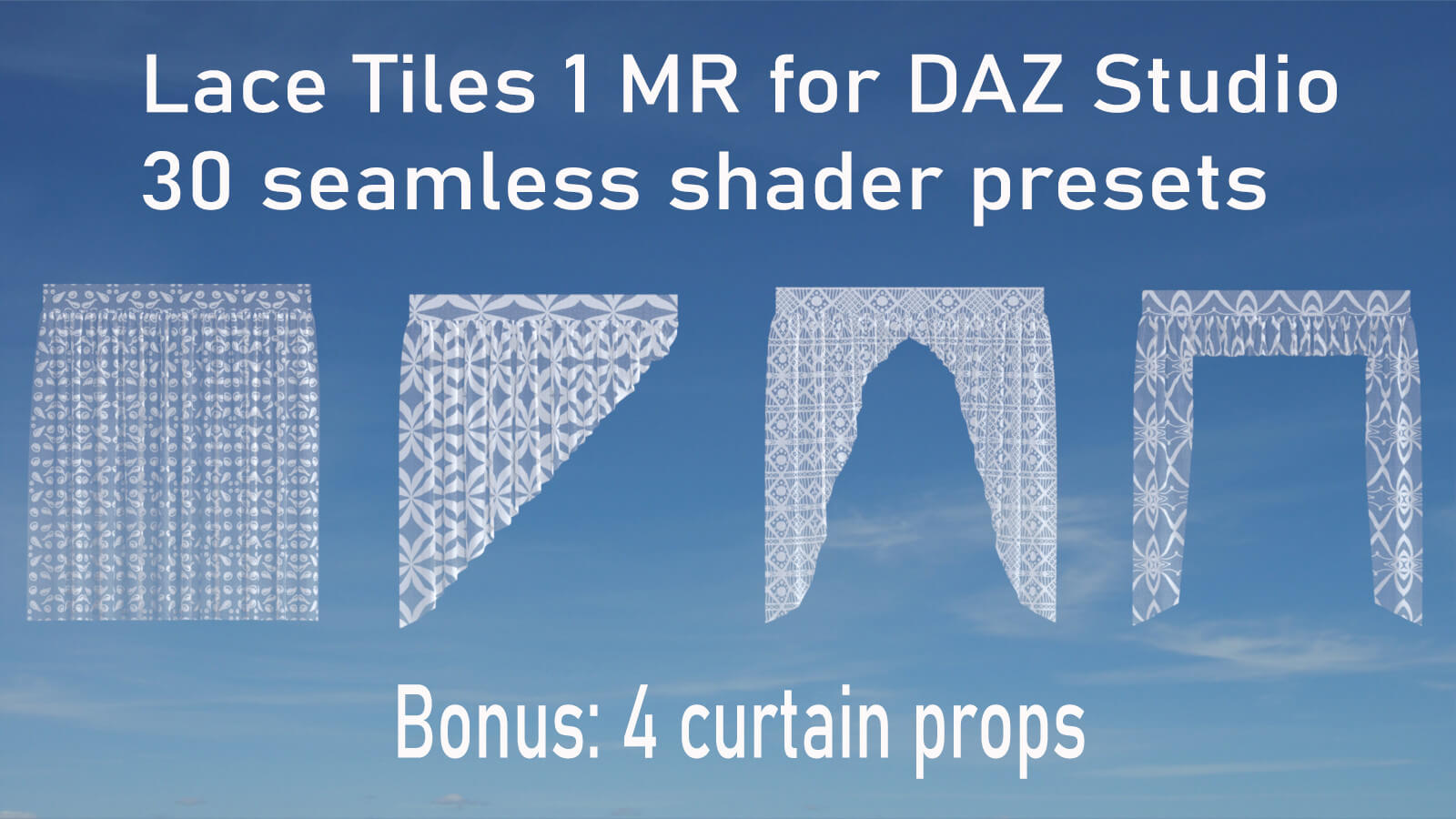 Lace Tiles 1 MR - Daz Content by kratzdistel