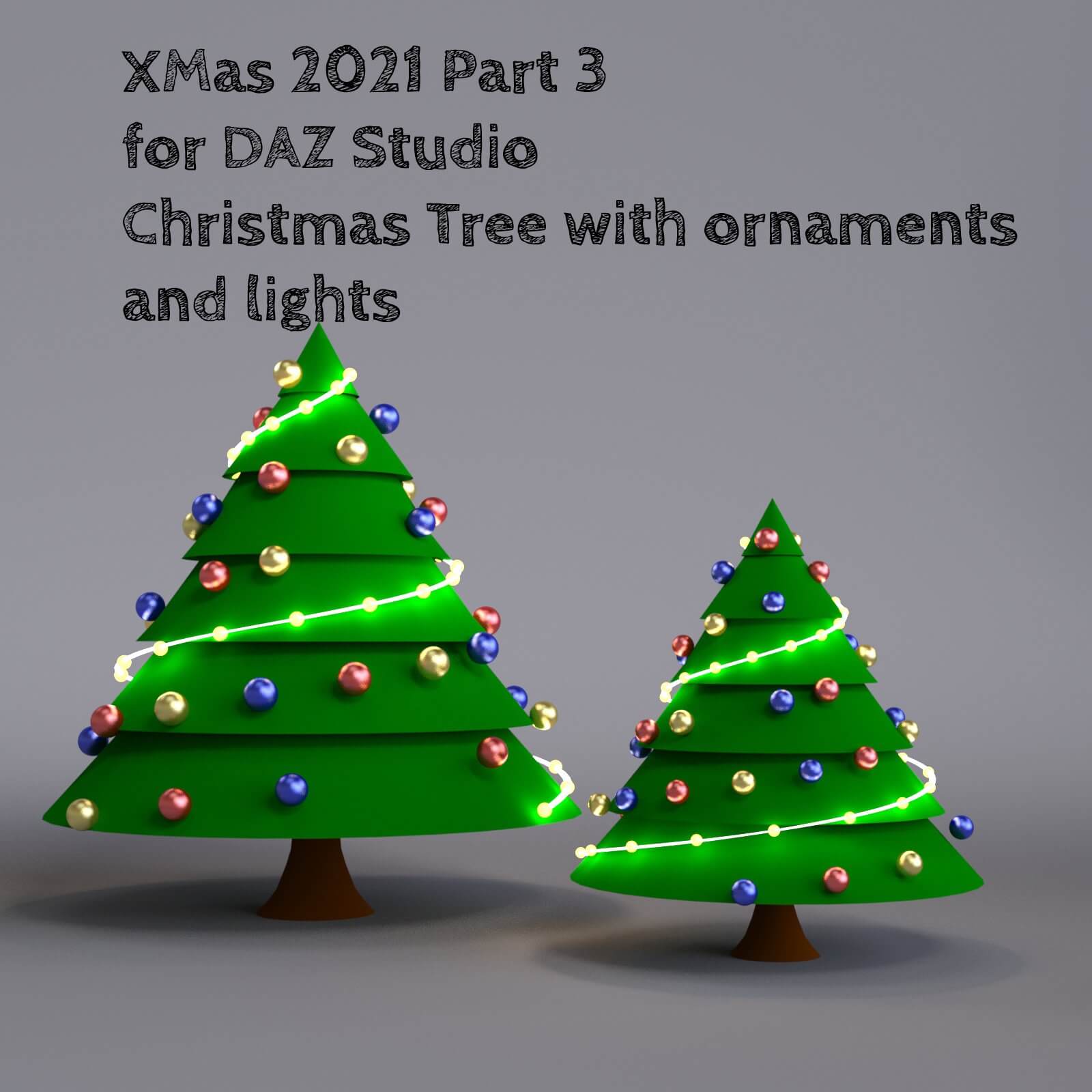 XMas 2021 Part 3 - Free Daz Content by kratzdistel