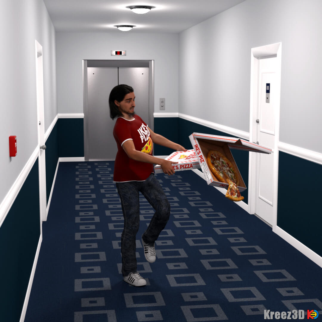 Bad Day 3D Render, Digital Art by Kreez3D