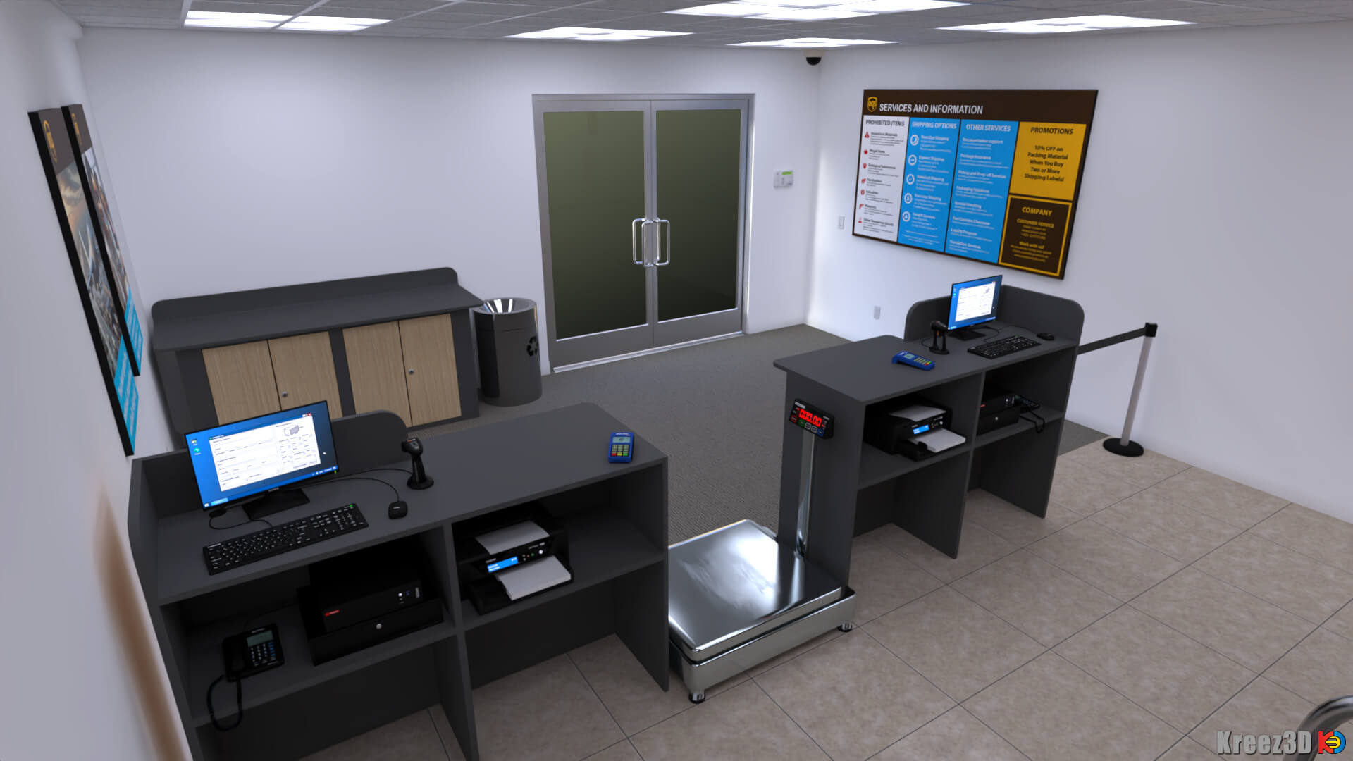 Parcel Shop for DAZ Studio by Kreez3D