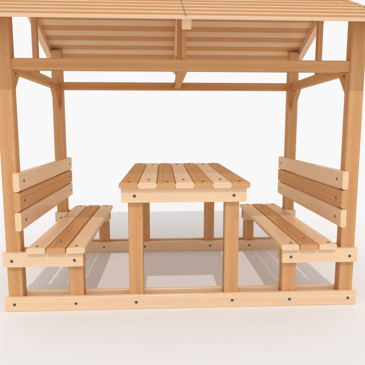 Picnic Table - 3D Model by Ksalk3D