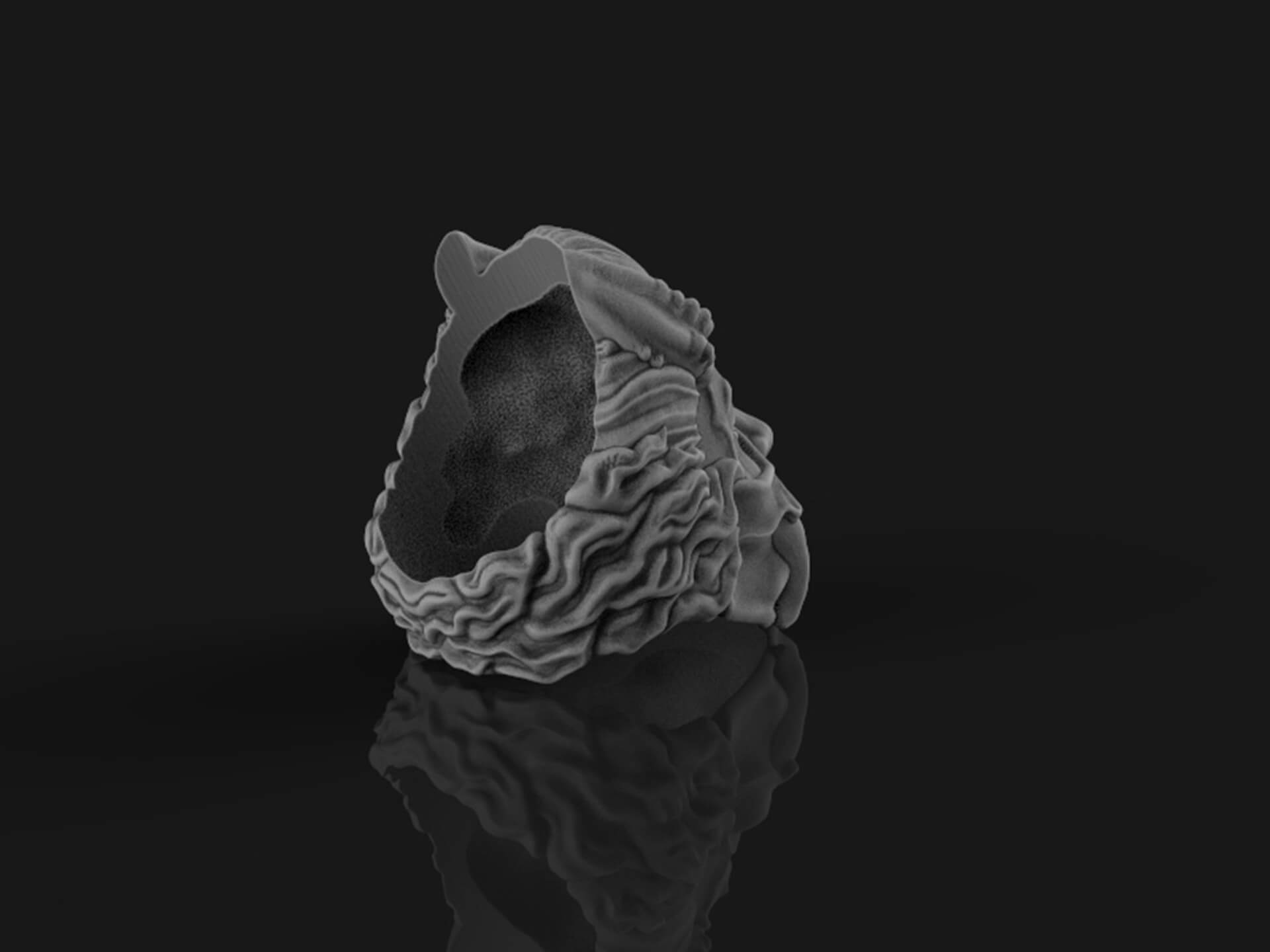 Ring Japanese Demon - 3D Model by Kseny_3design