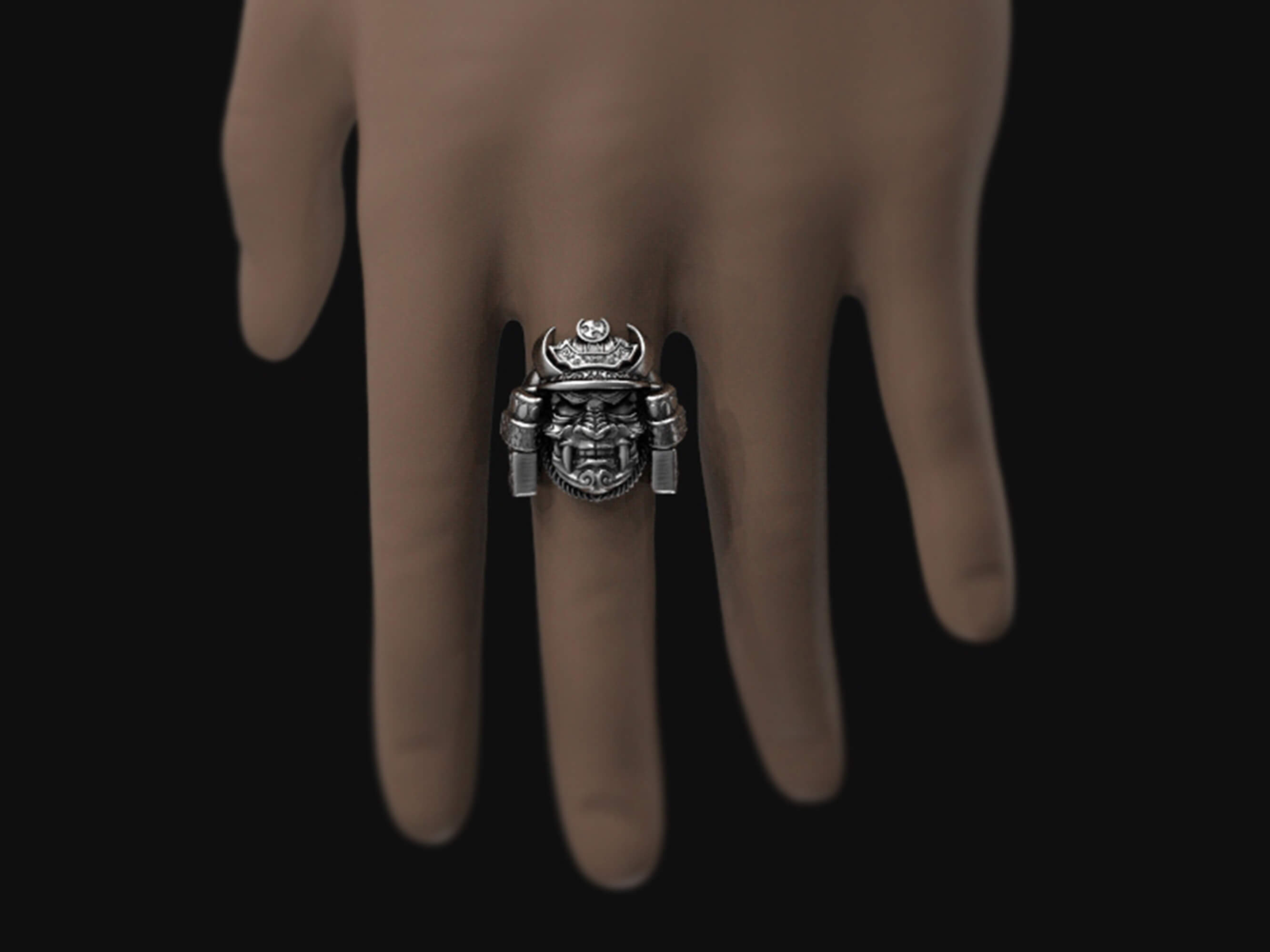 Ring Samurai - 3D Model by Kseny_3design