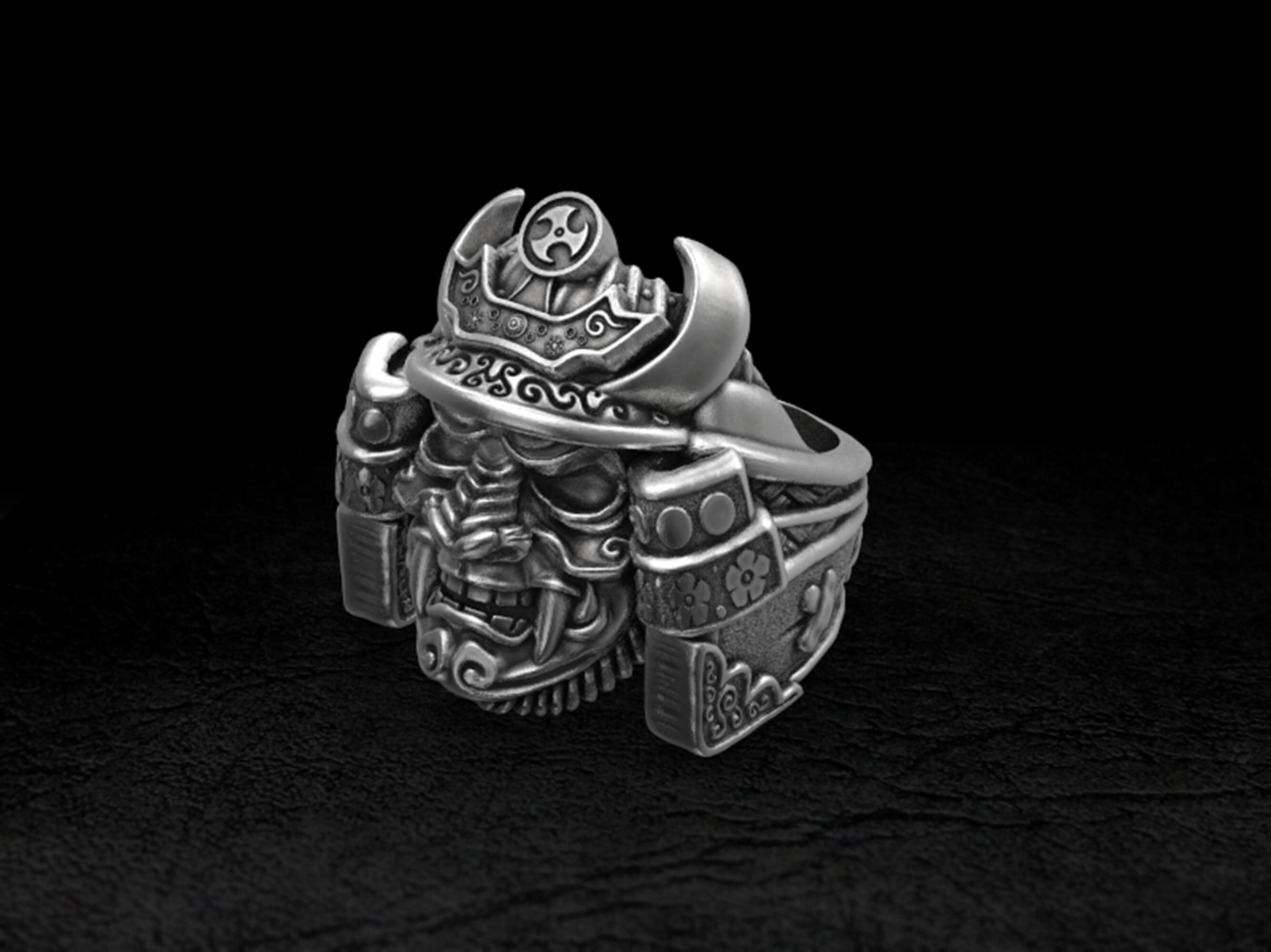 Ring Samurai - 3D Model by Kseny_3design