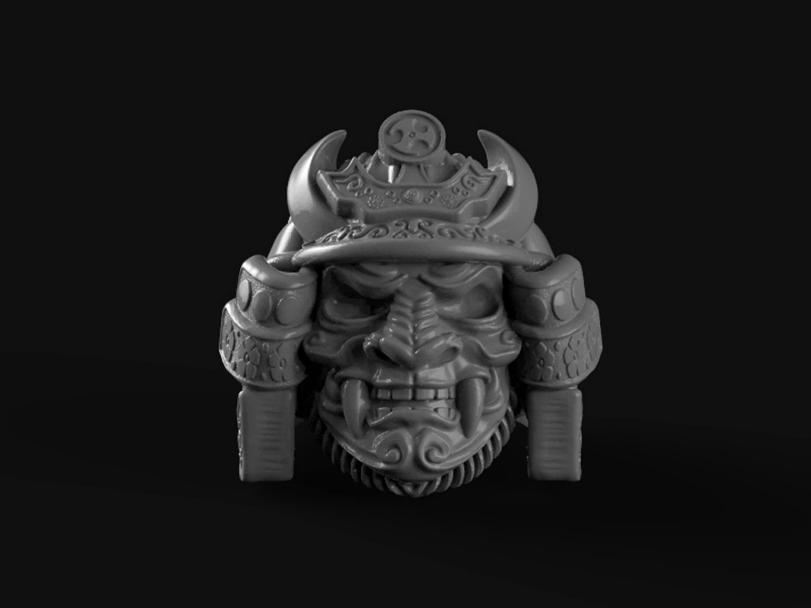 Ring Samurai - 3D Model by Kseny_3design