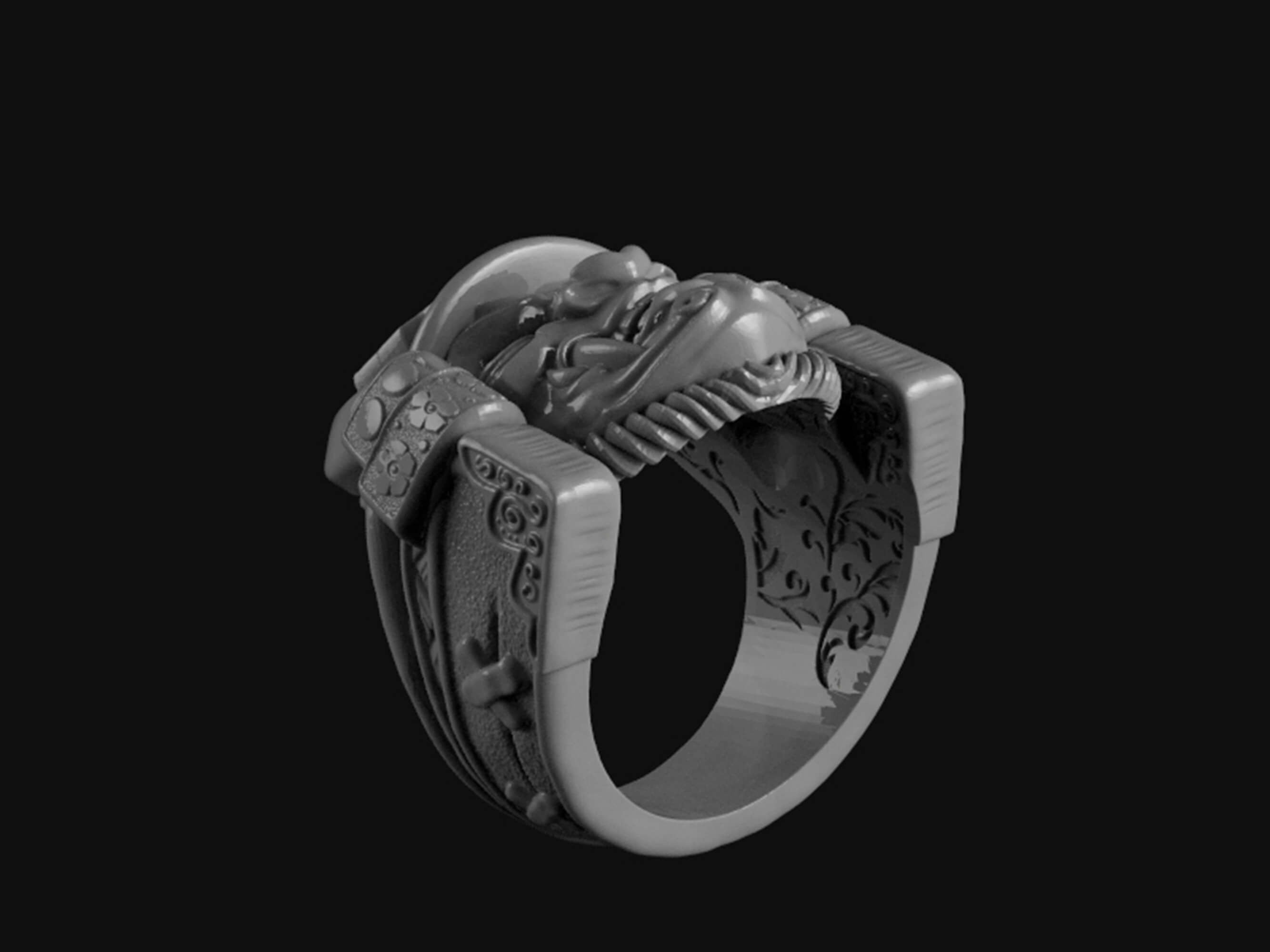 Ring Samurai - 3D Model by Kseny_3design