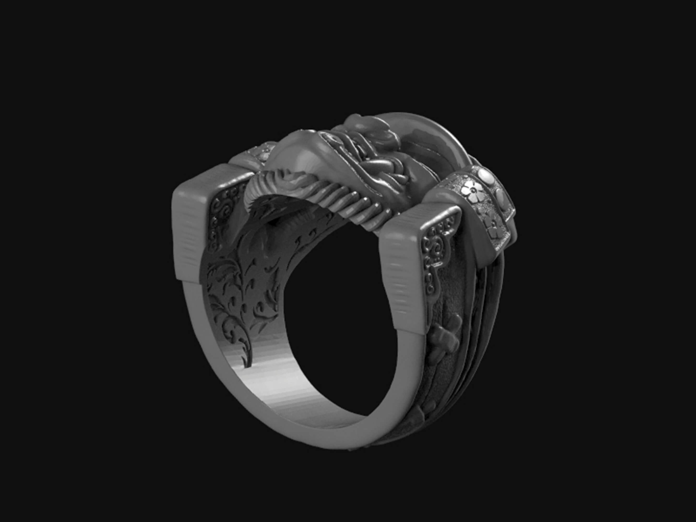 Ring Samurai - 3D Model by Kseny_3design
