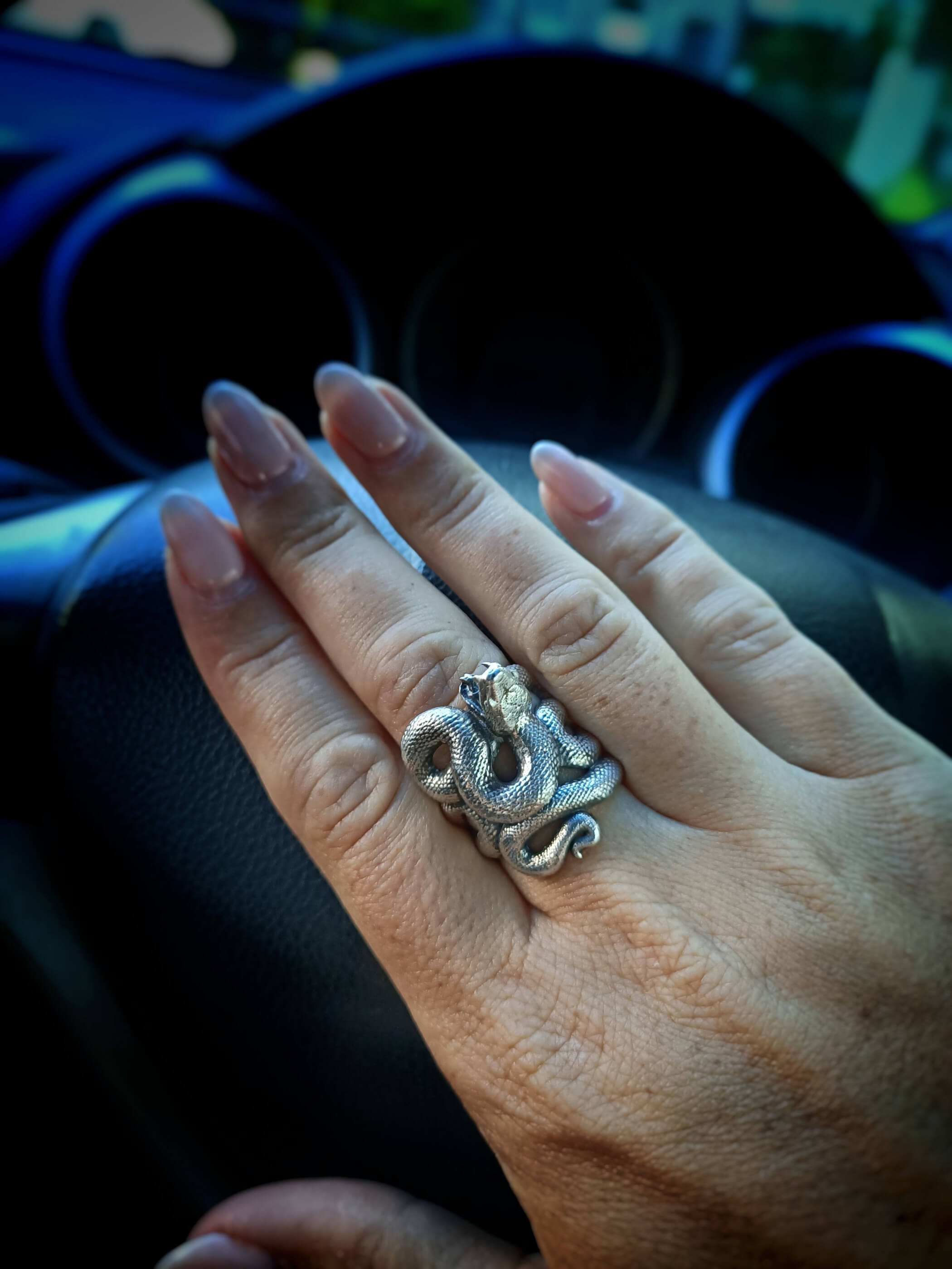 Serpent Ring With Open Mouth - 3D Model by Kseny_3design