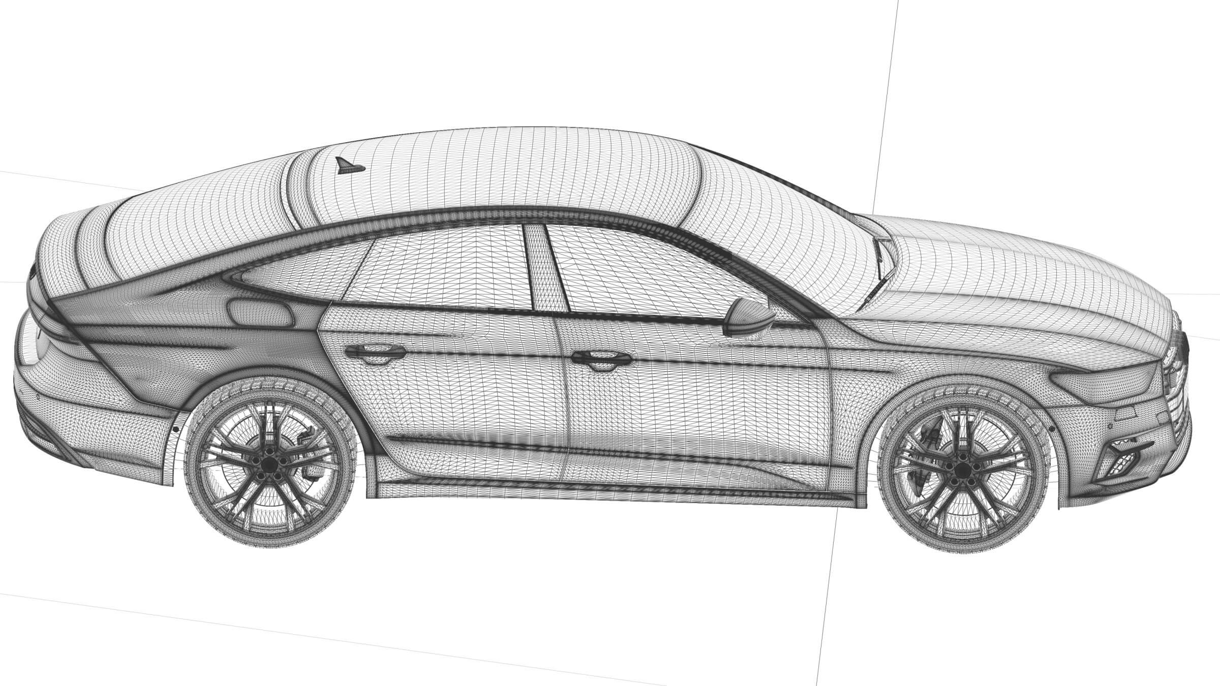 Audi A7 SportBack - 3D Model by KSTORE