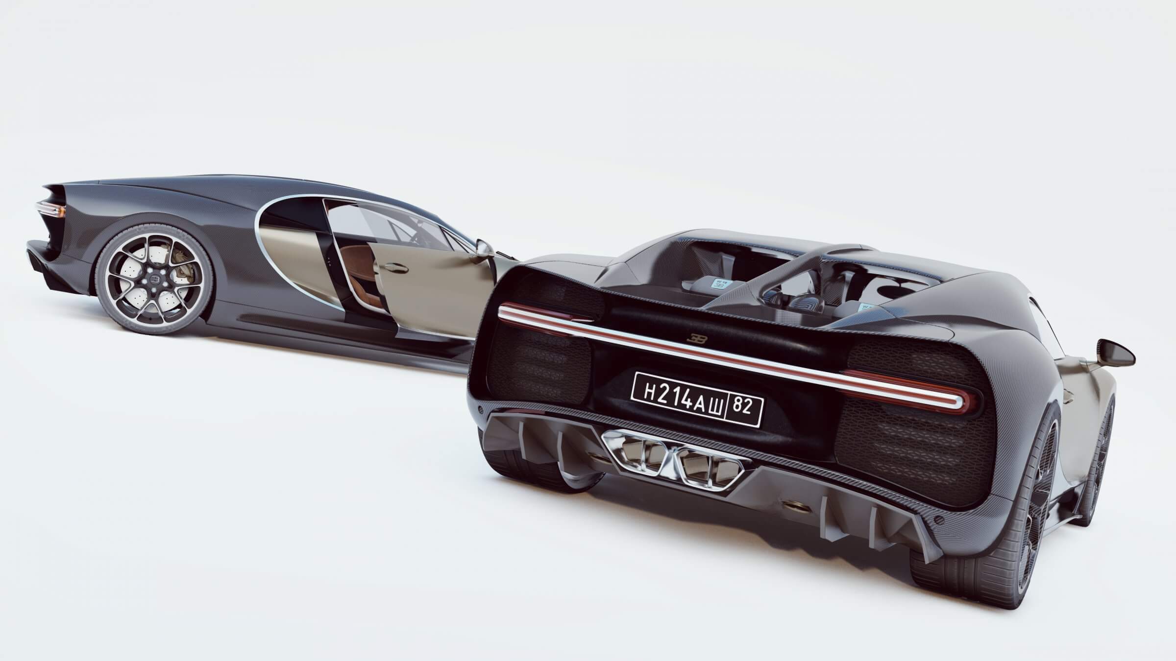 Bugatti Chiron - 3D Model by KSTORE