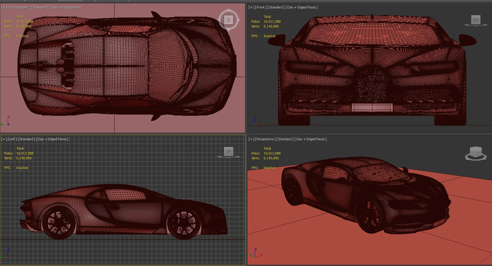 Bugatti Chiron - 3D Model by KSTORE