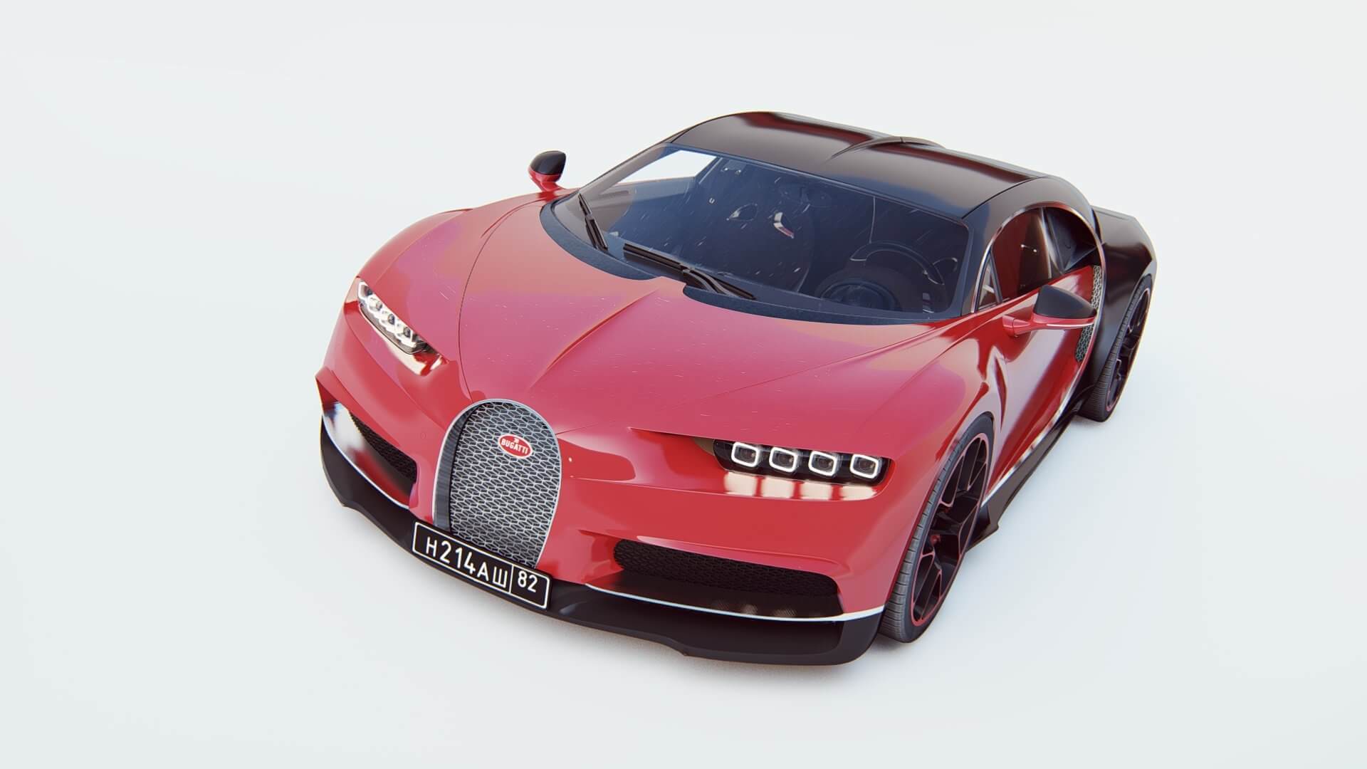 Bugatti Chiron - 3D Model by KSTORE