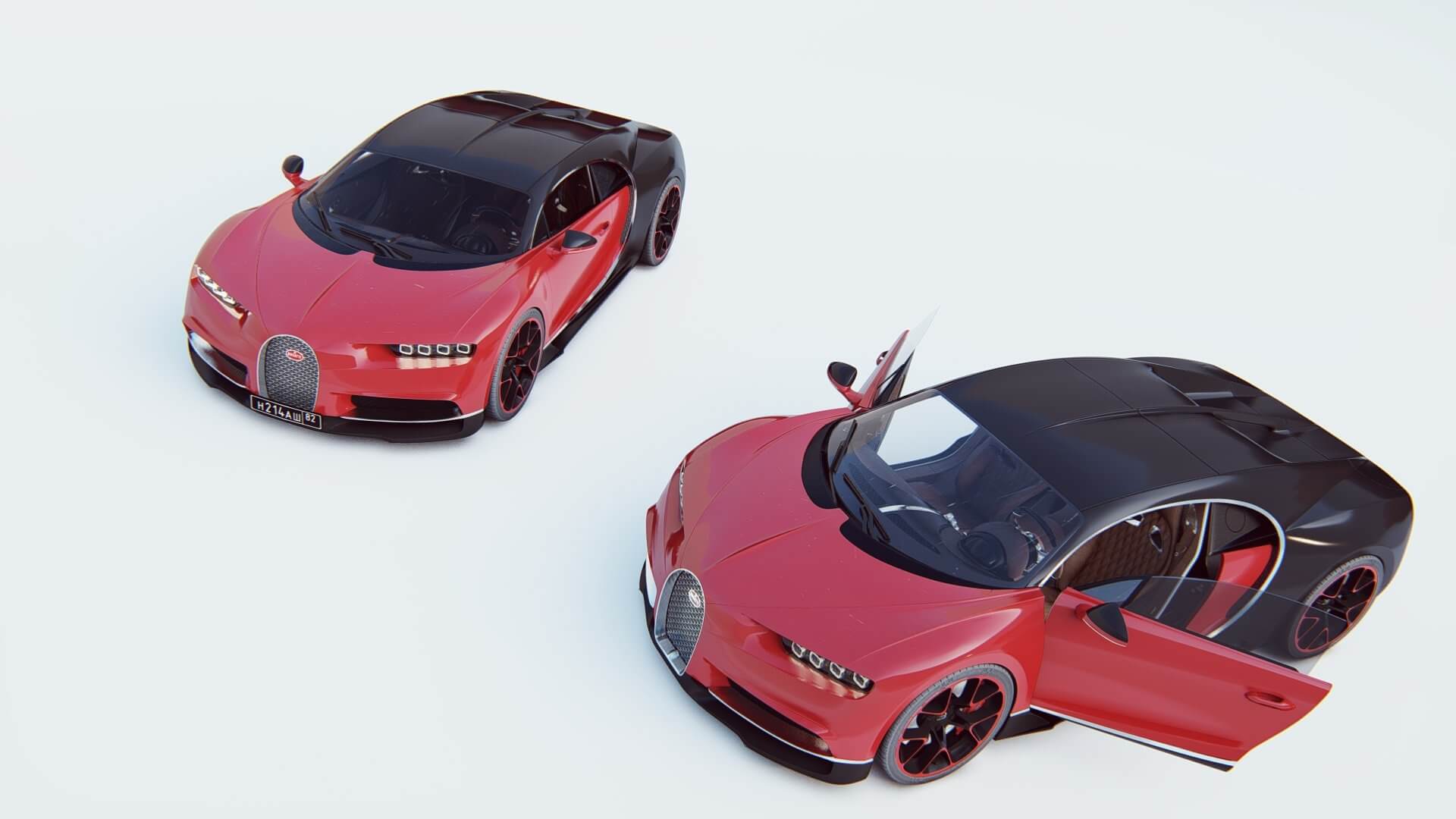 Bugatti Chiron - 3D Model by KSTORE