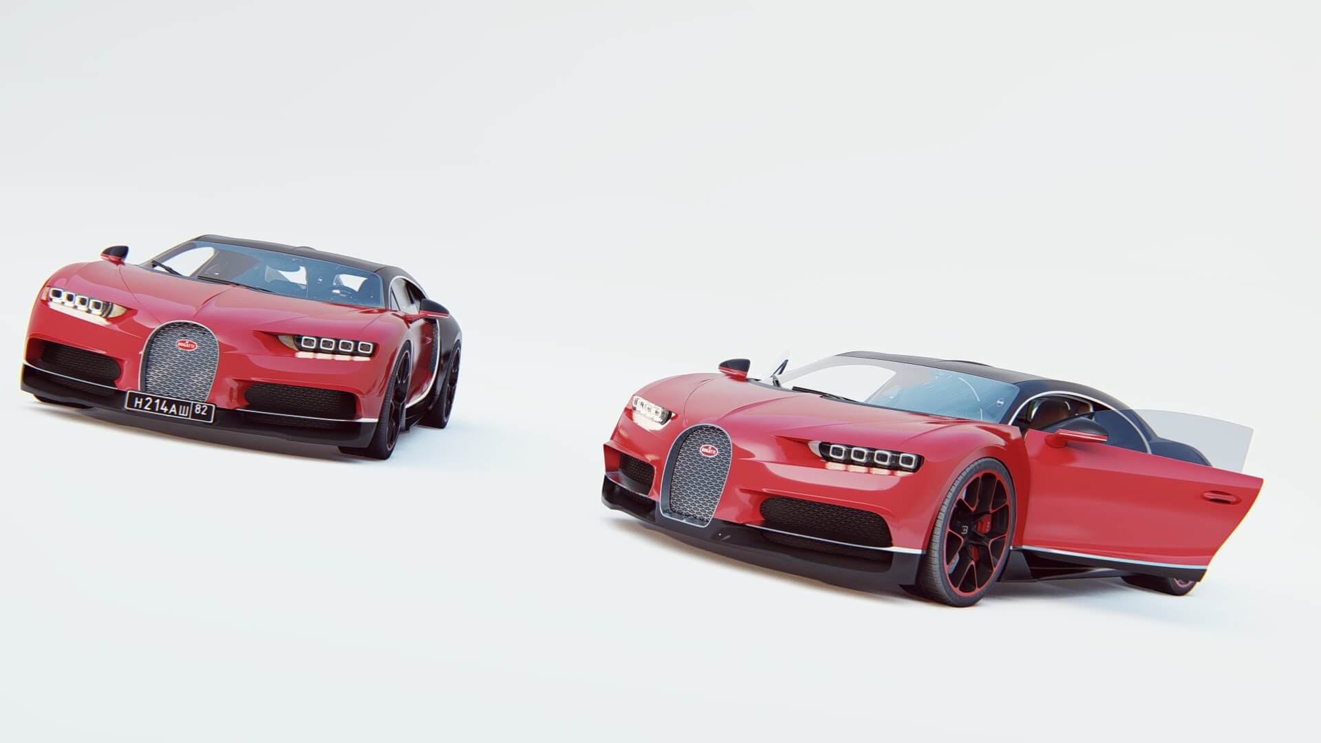 Bugatti Chiron - 3D Model by KSTORE