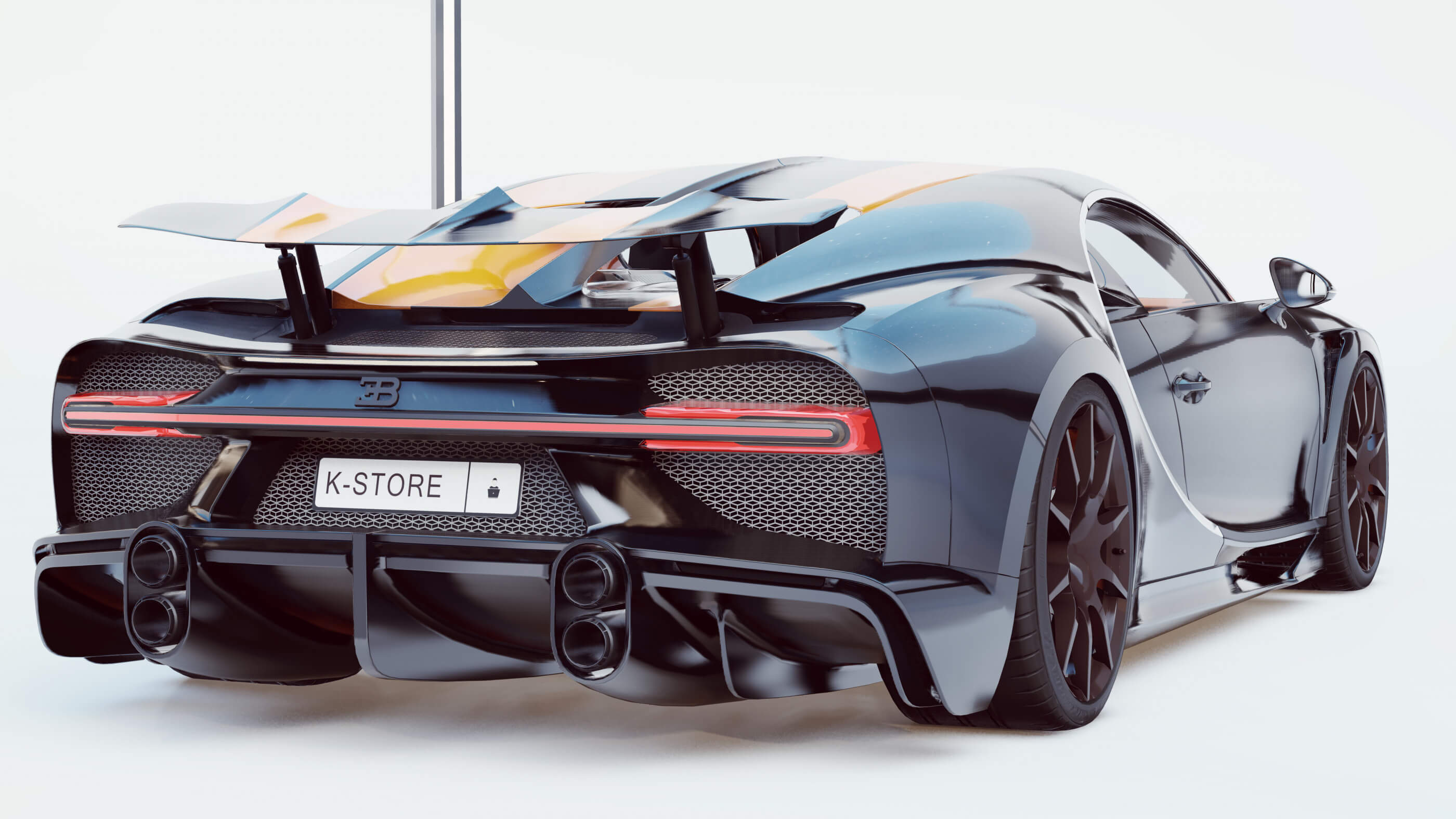 Bugatti Chiron Super Sport - 3D Model by KSTORE