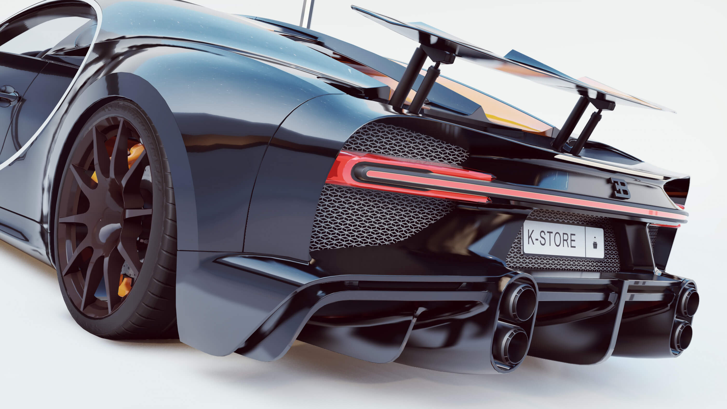 Bugatti Chiron Super Sport - 3D Model by KSTORE