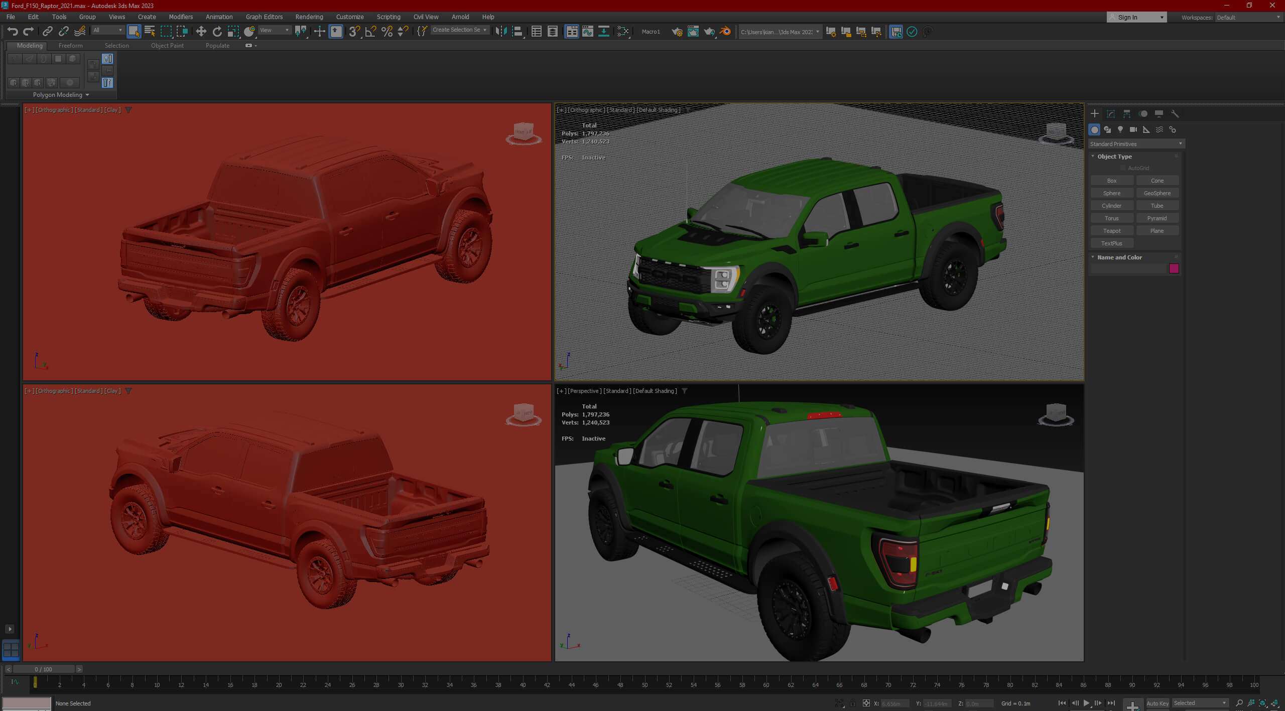 Ford F150 Raptor 2021 - 3D Model by KSTORE