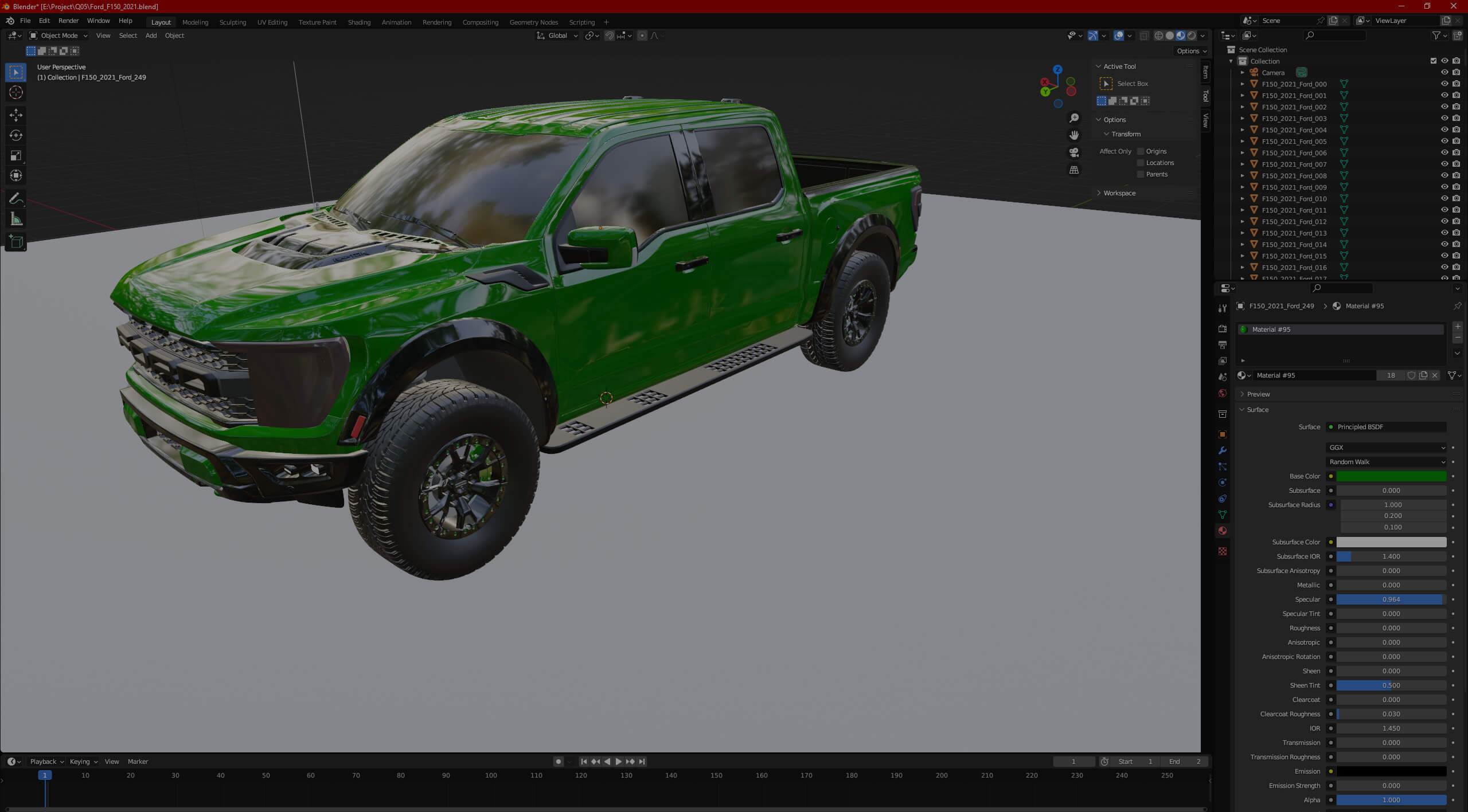 Ford F150 Raptor 2021 - 3D Model by KSTORE
