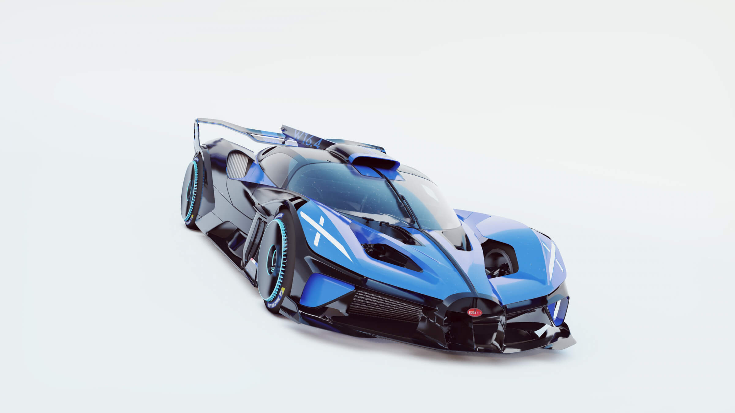 Bugatti Bolide 3D Render, Digital Art by KSTORE
