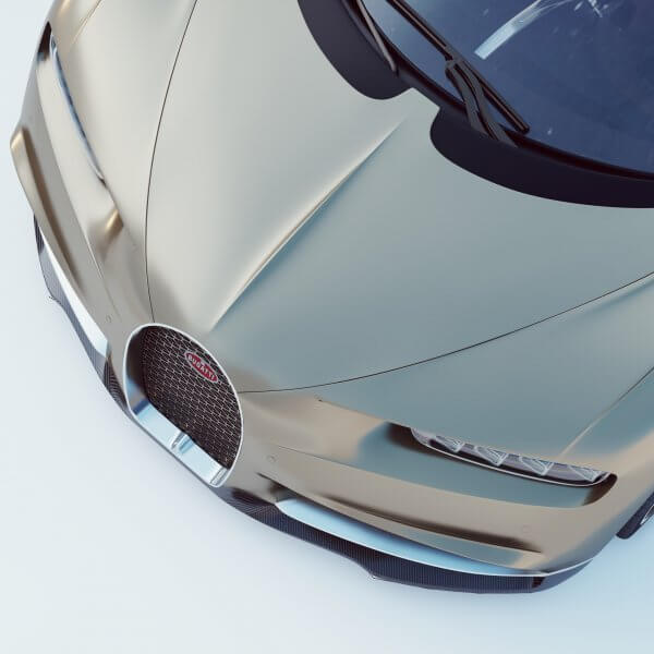 Bugatti Chiron 3D Wallpaper by KSTORE | RenderHub Wallpapers