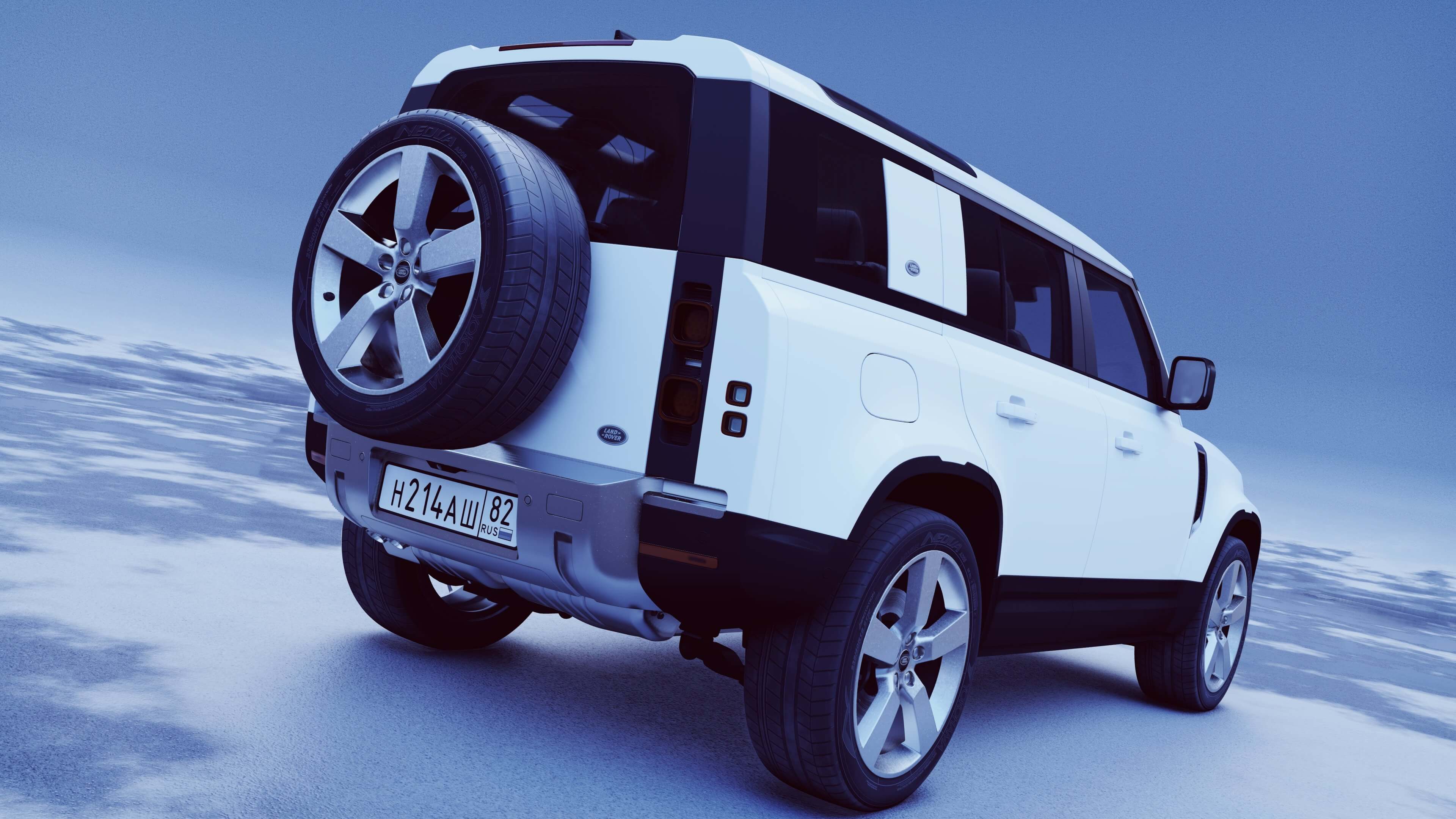 Land Rover Defender 2020 render 3D Render, Digital Art by KSTORE