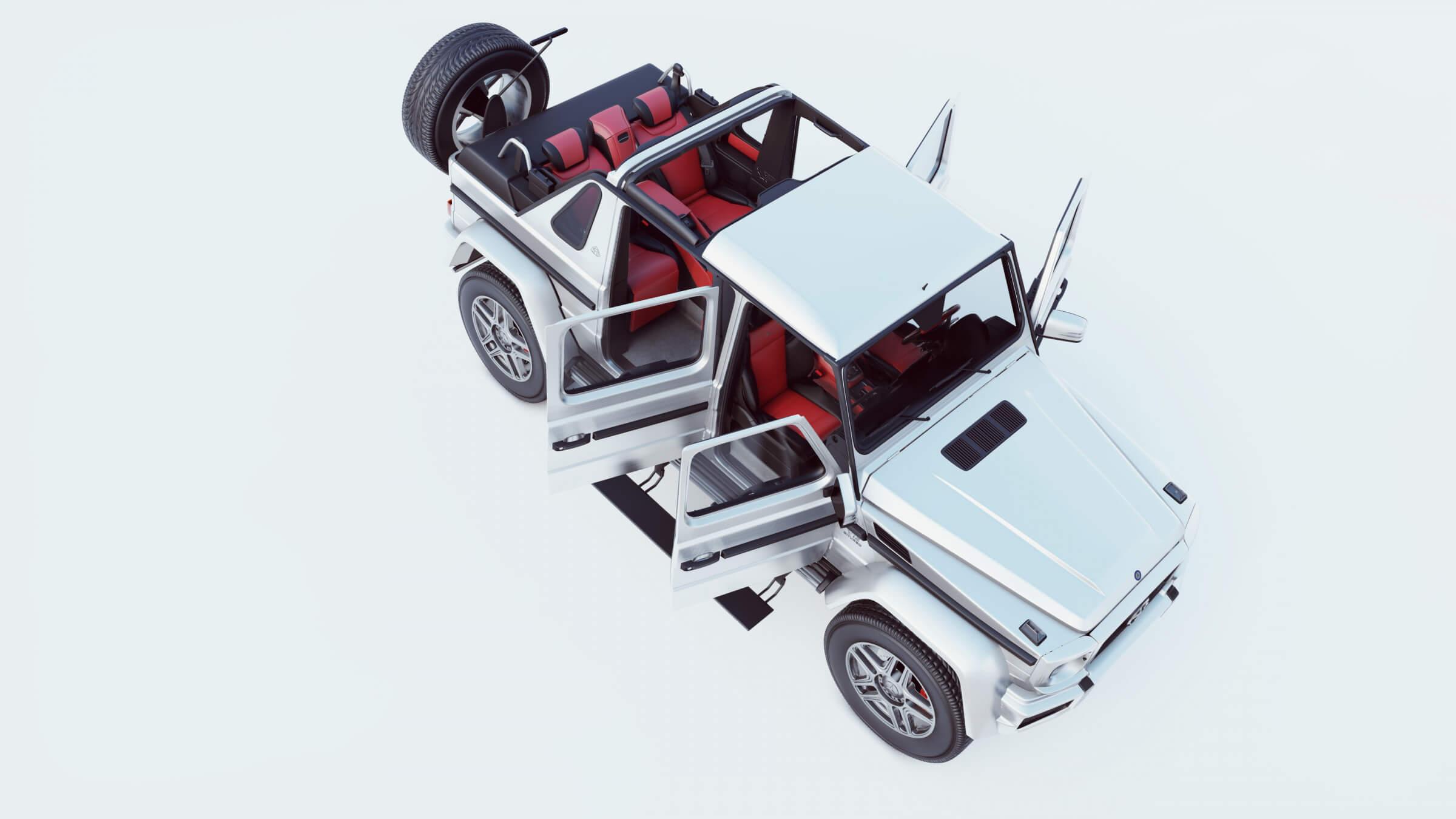 Mercedes Benz G Class 6x6 3D Render | RenderHub Gallery