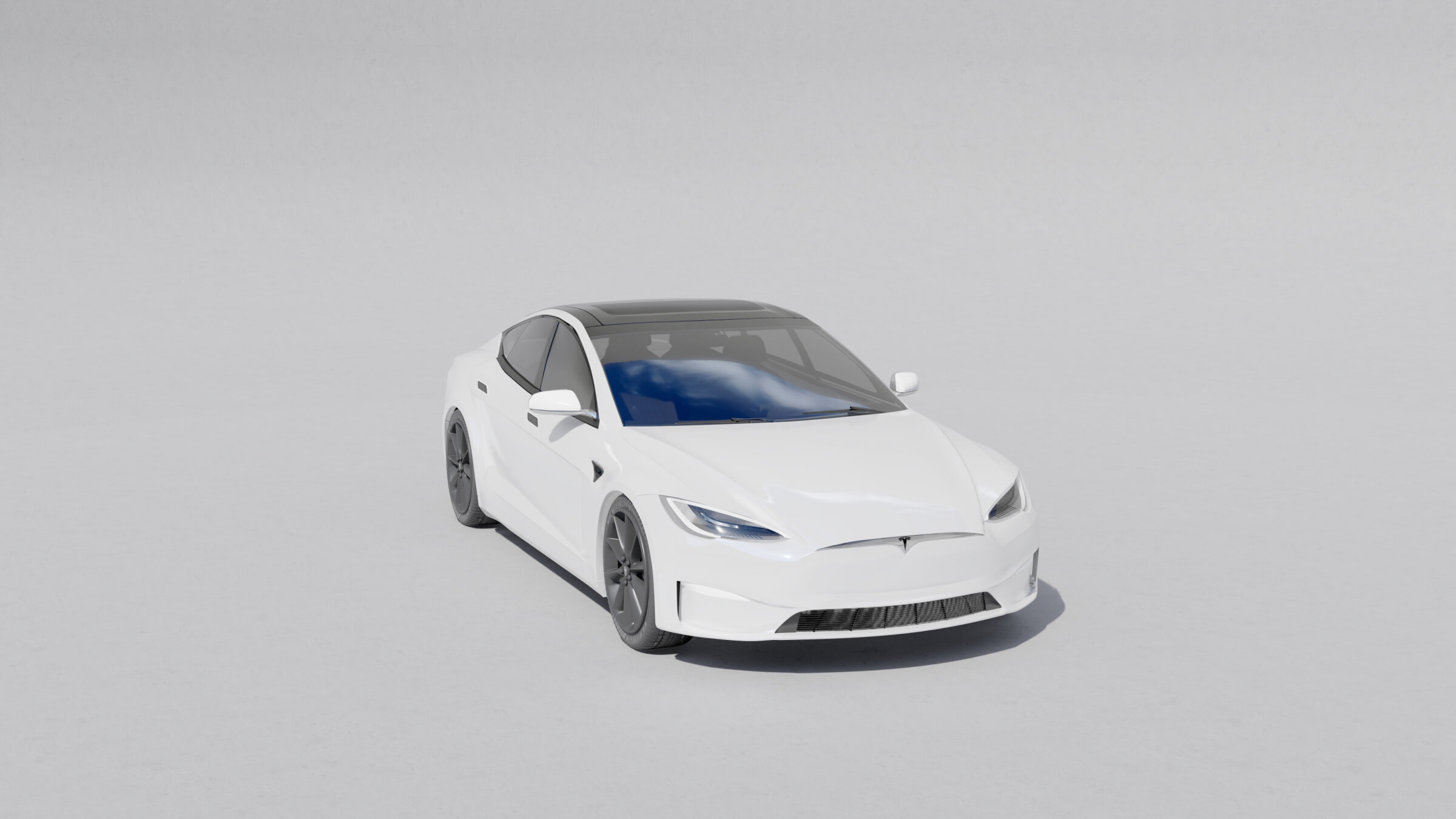 tesla plaid 2021 3D Render, Digital Art by KSTORE