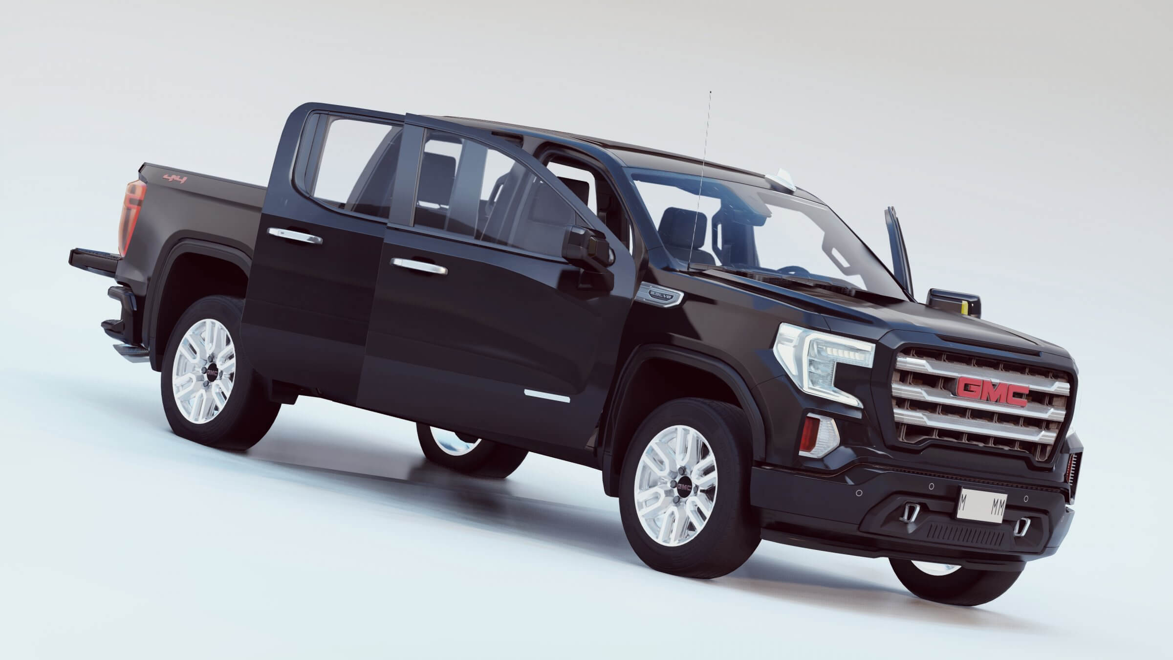 GMC Sierra Crew - 3D Model by KSTORE