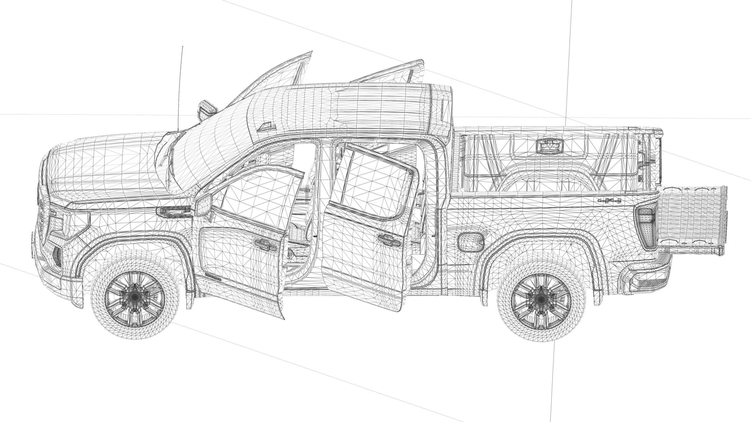 GMC Sierra Crew - 3D Model by KSTORE