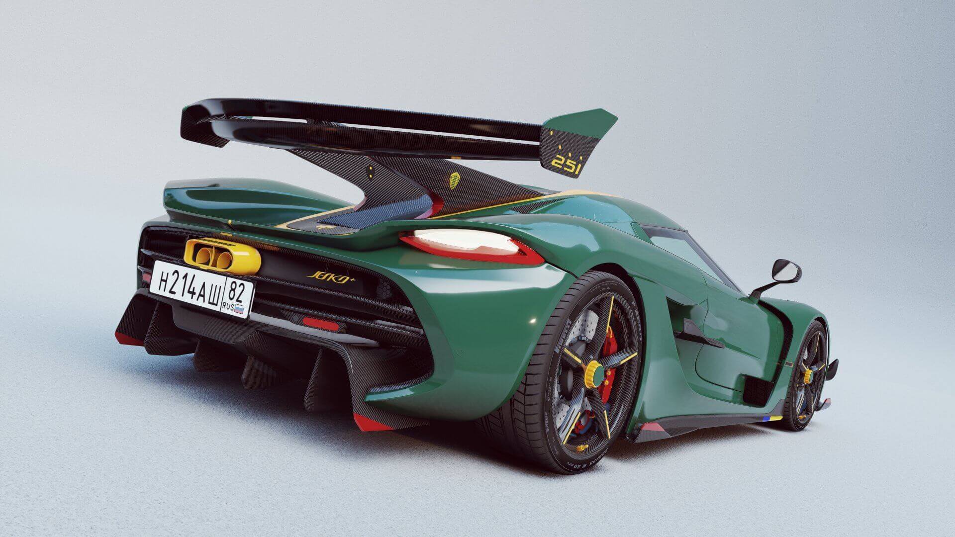 Koenigsegg Jesko 2020 Render by KSTORE | RenderHub Wallpapers