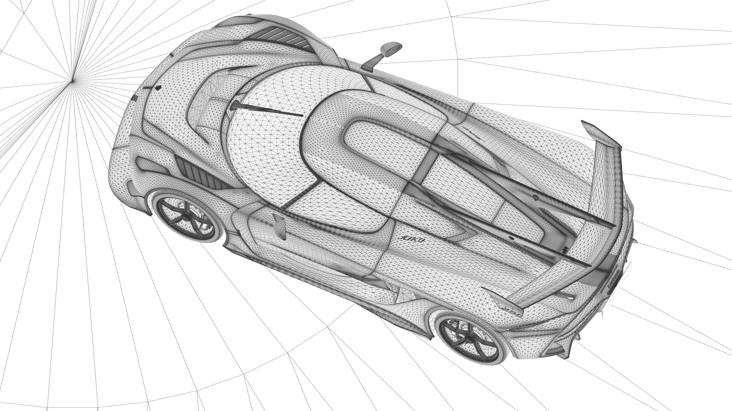 Koenigsegg Jesko 2020 - 3D Model by KSTORE