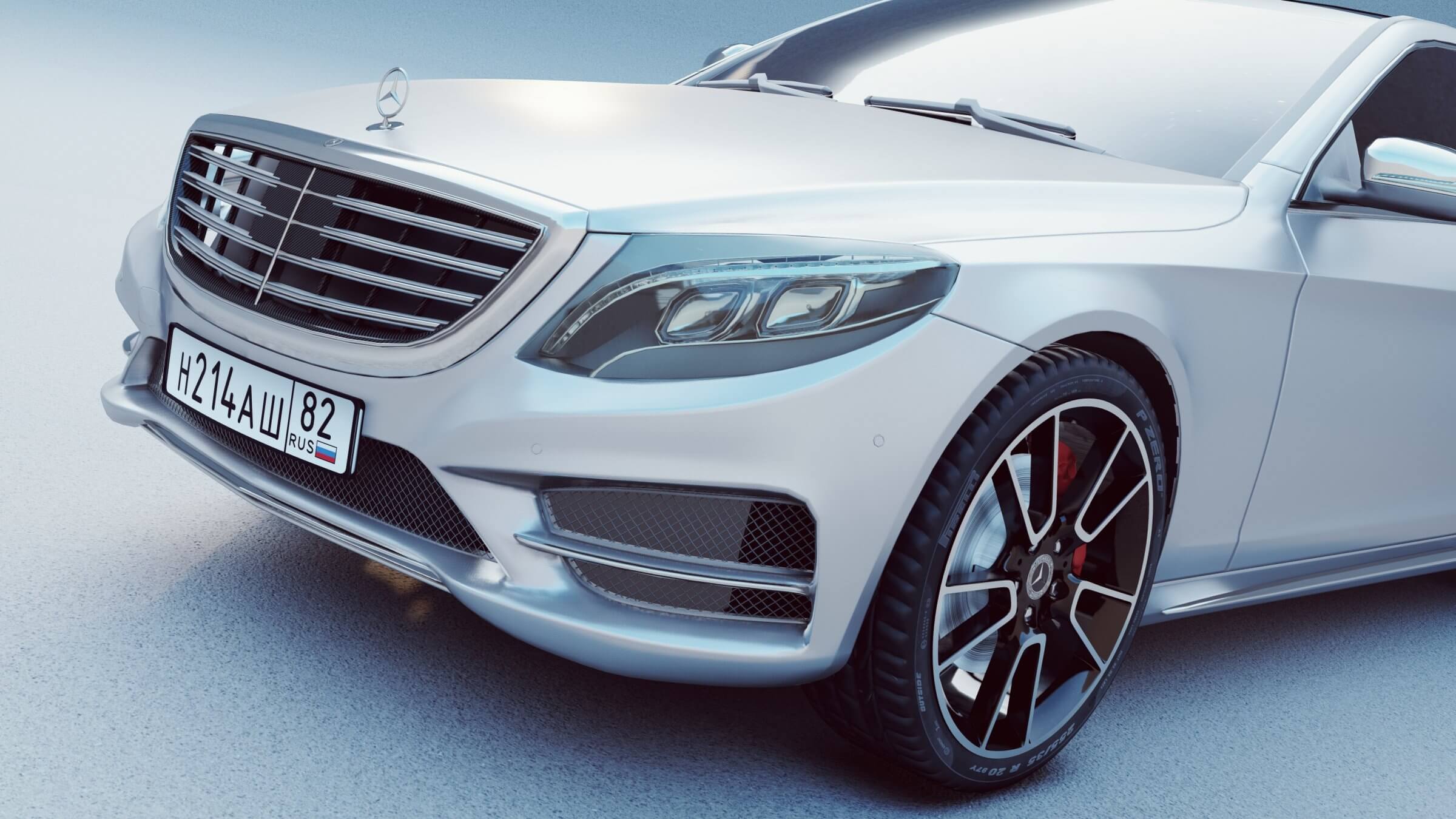 Mercedes Benz S-Class AMG 2014 3D Model by KSTORE