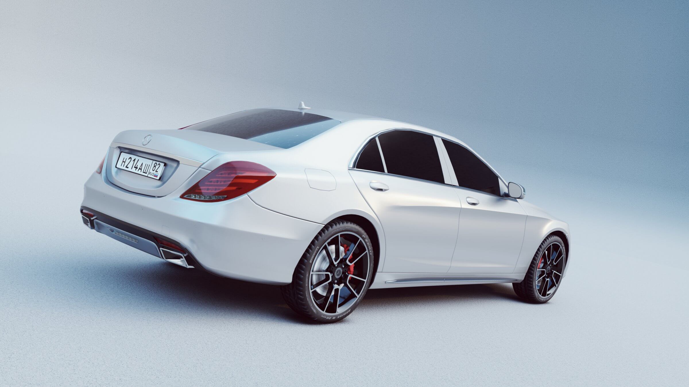 Mercedes Benz S-Class AMG 2014 3D Model by KSTORE