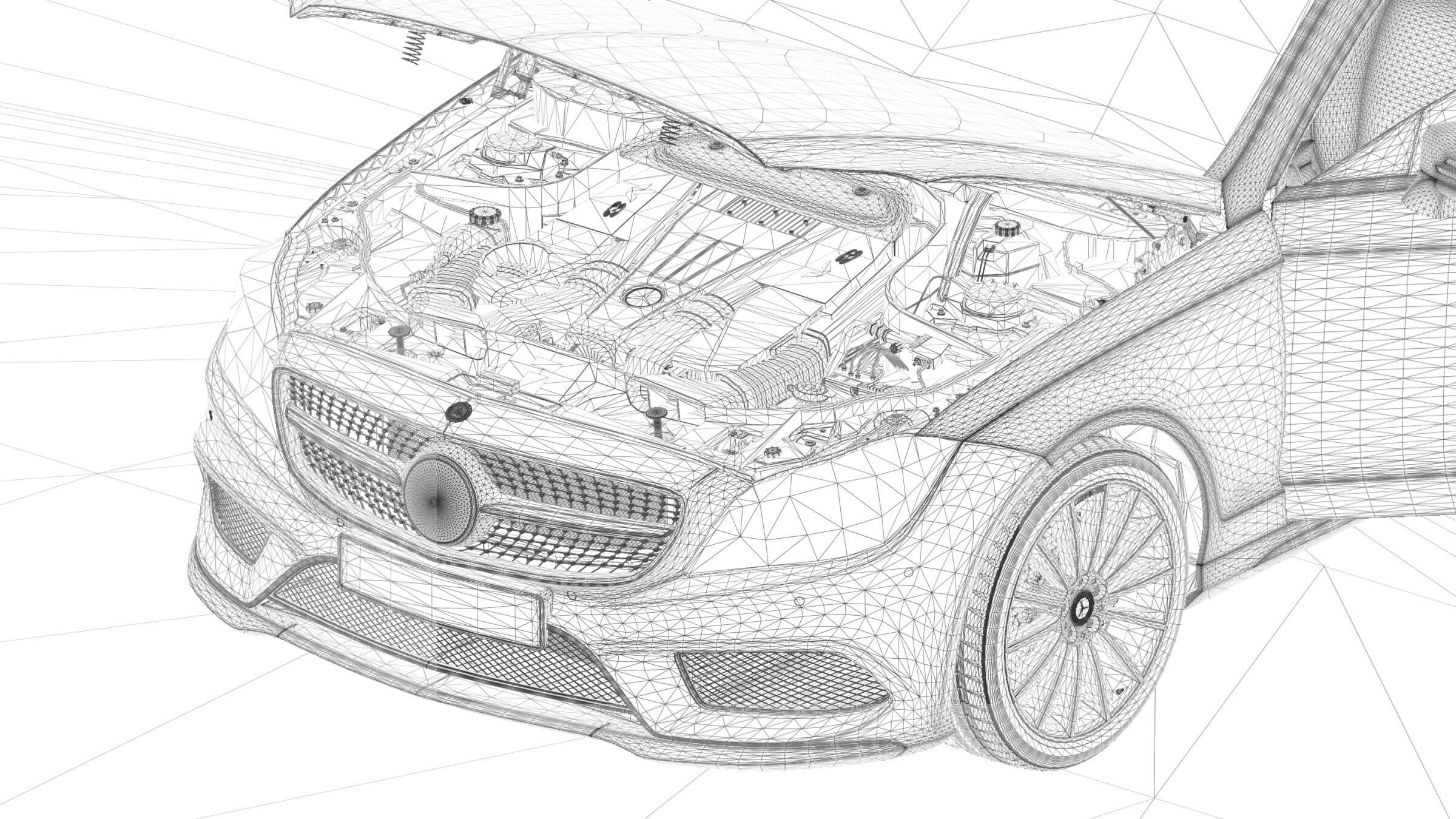 Mercedes Benz CLS 500 - 3D Model by KSTORE