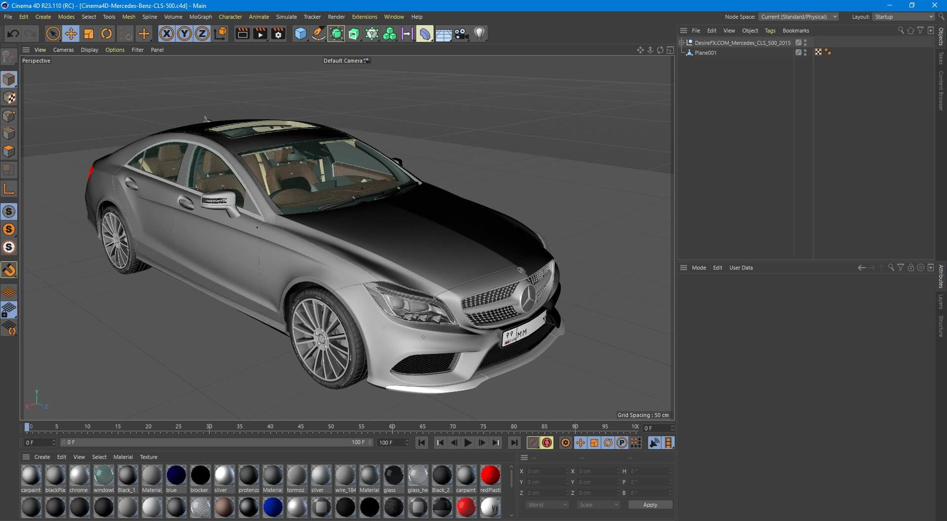 Mercedes Benz CLS 500 - 3D Model by KSTORE