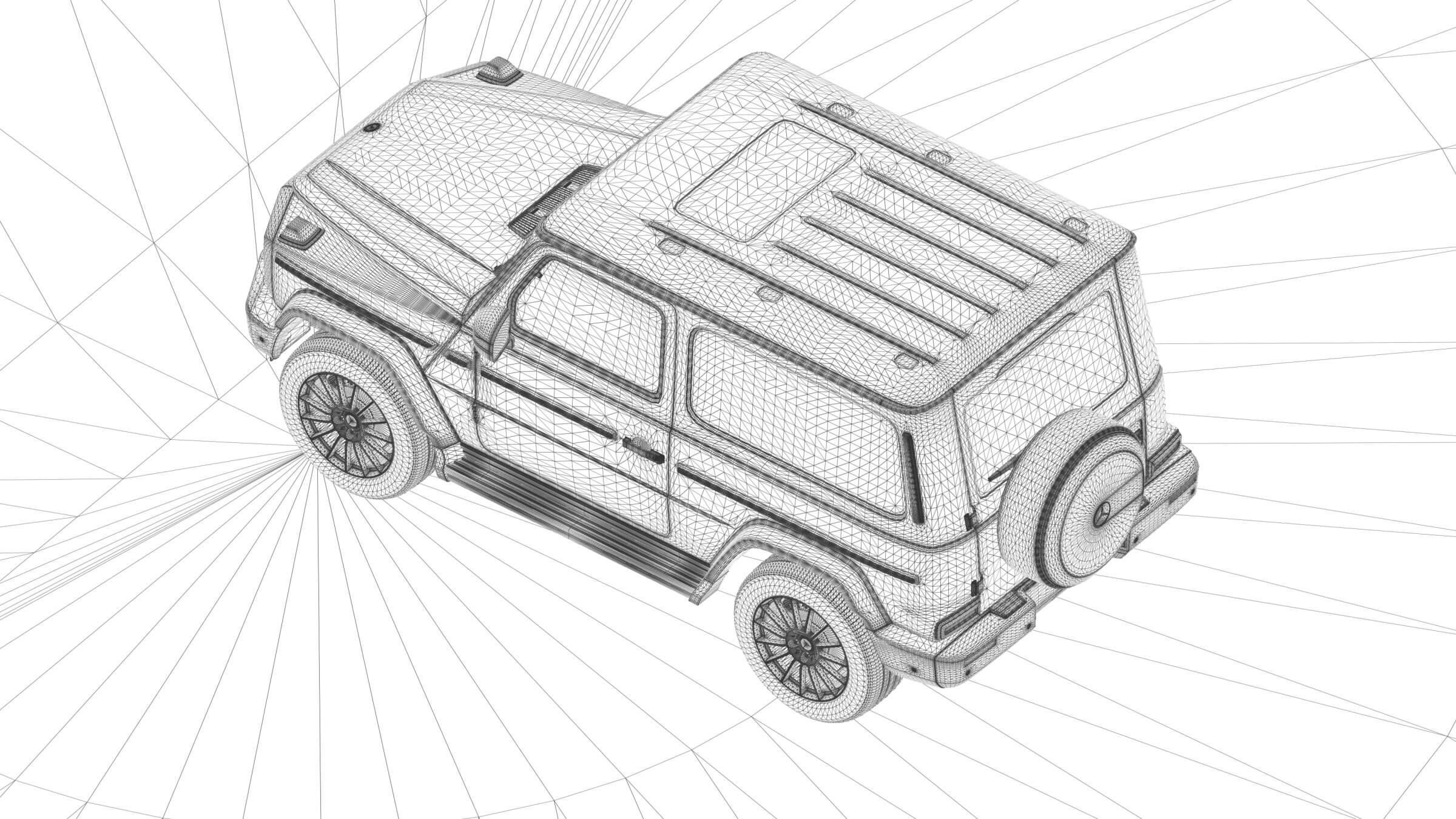 Mercedes Benz G Class Coupe - 3D Model by KSTORE