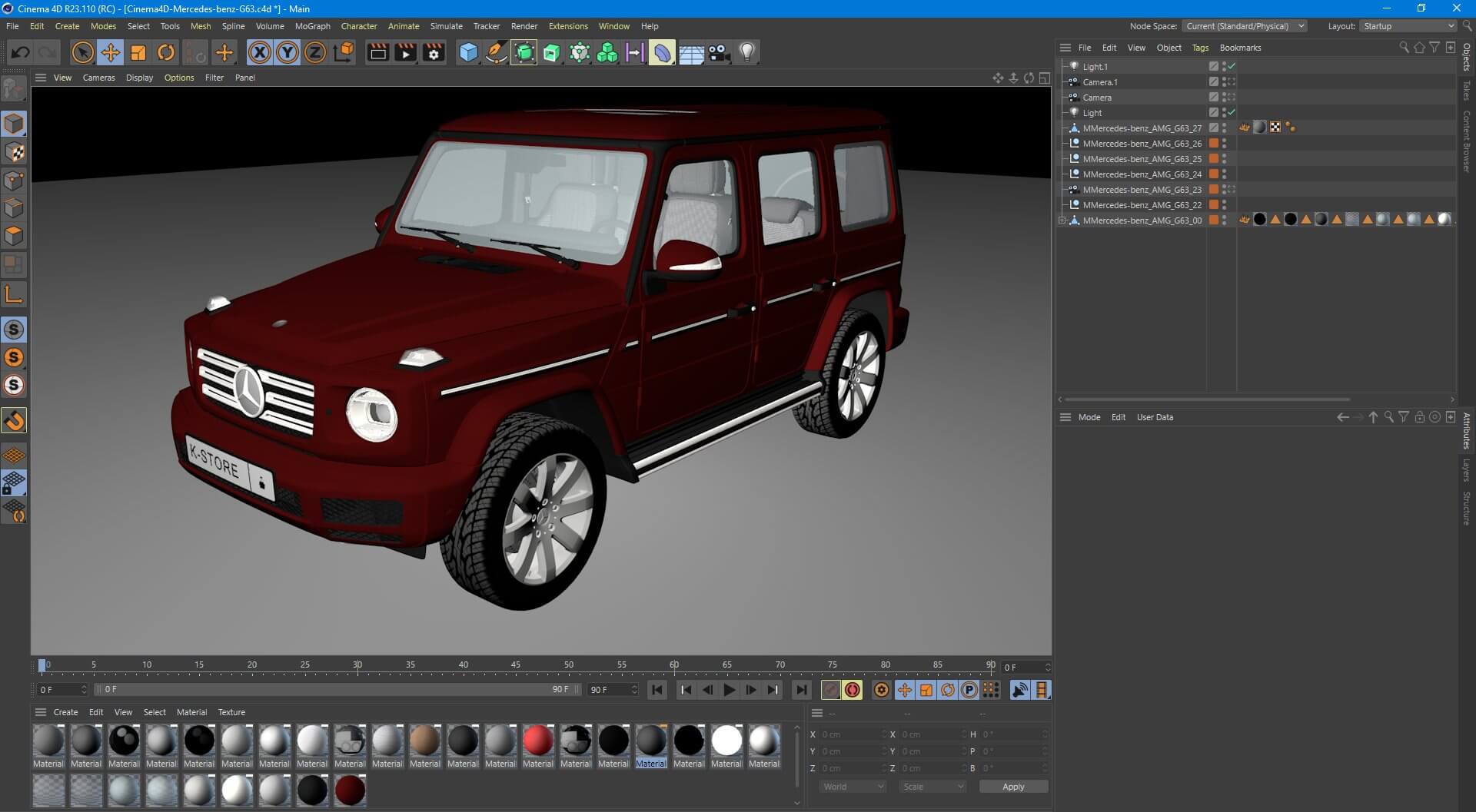 Mercedes Benz G Class G63 - 3D Model by KSTORE